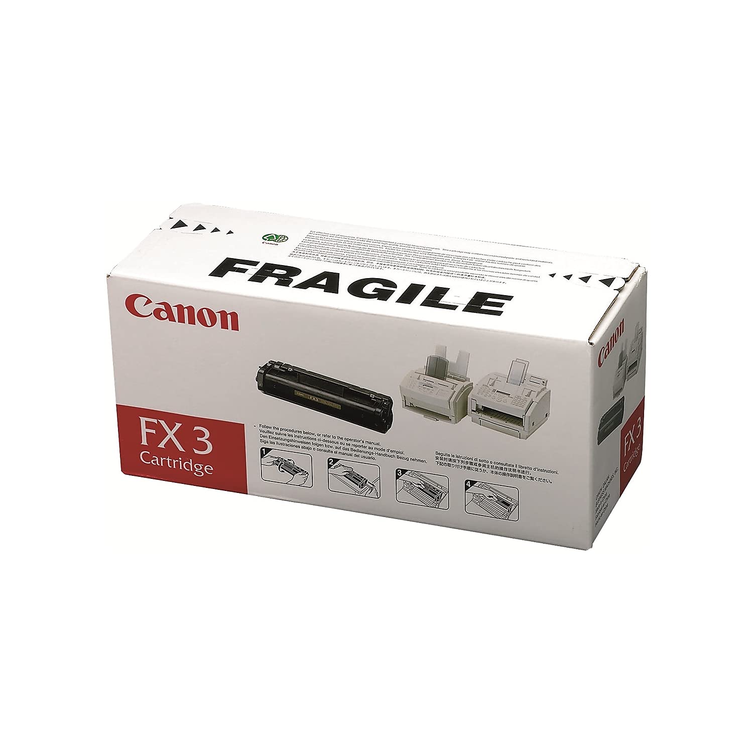 Canon Fx3 Laser Toner Cartridge, Black - in Retail Packaging