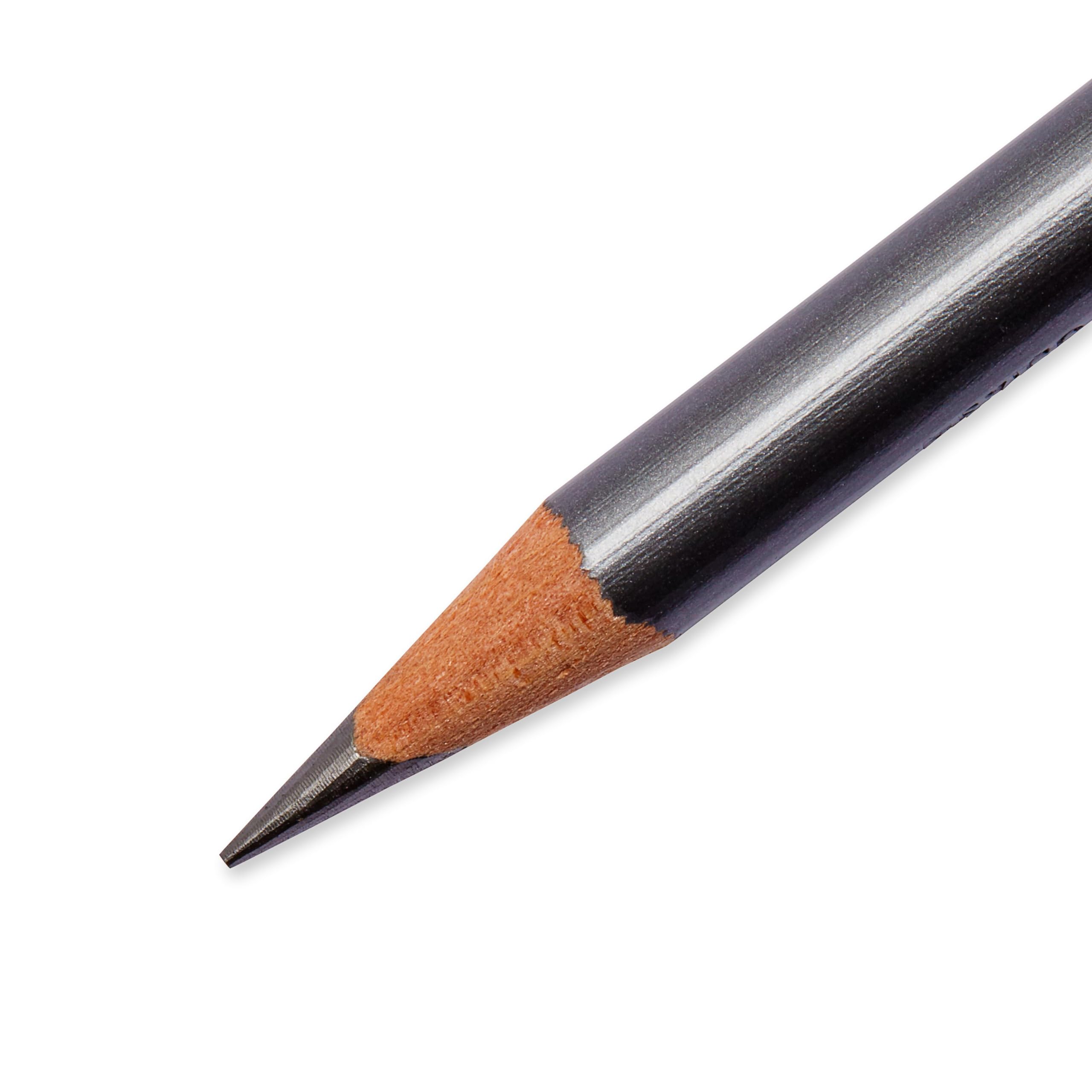 Prismacolor Ebony Graphite Pencils, Black Drawing Pencil Set | 12 Count Sketching Pencils