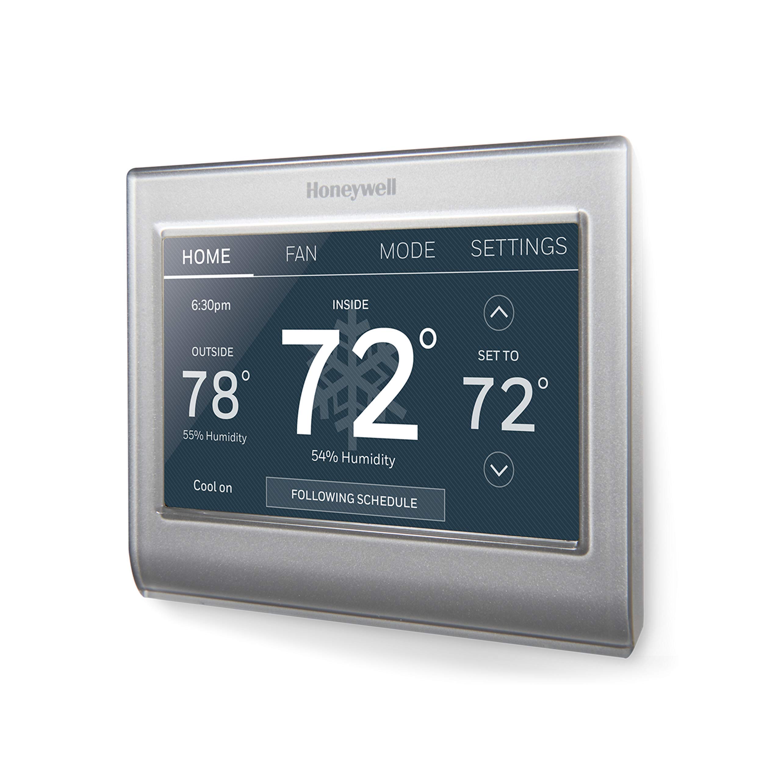 Honeywell Home RTH9585WF Wi-Fi Smart Color Thermostat, 7 Day Programmable, Touch Screen, Energy Star, Alexa Ready, C-Wire Required, Not Compatible with Line Volt Heating