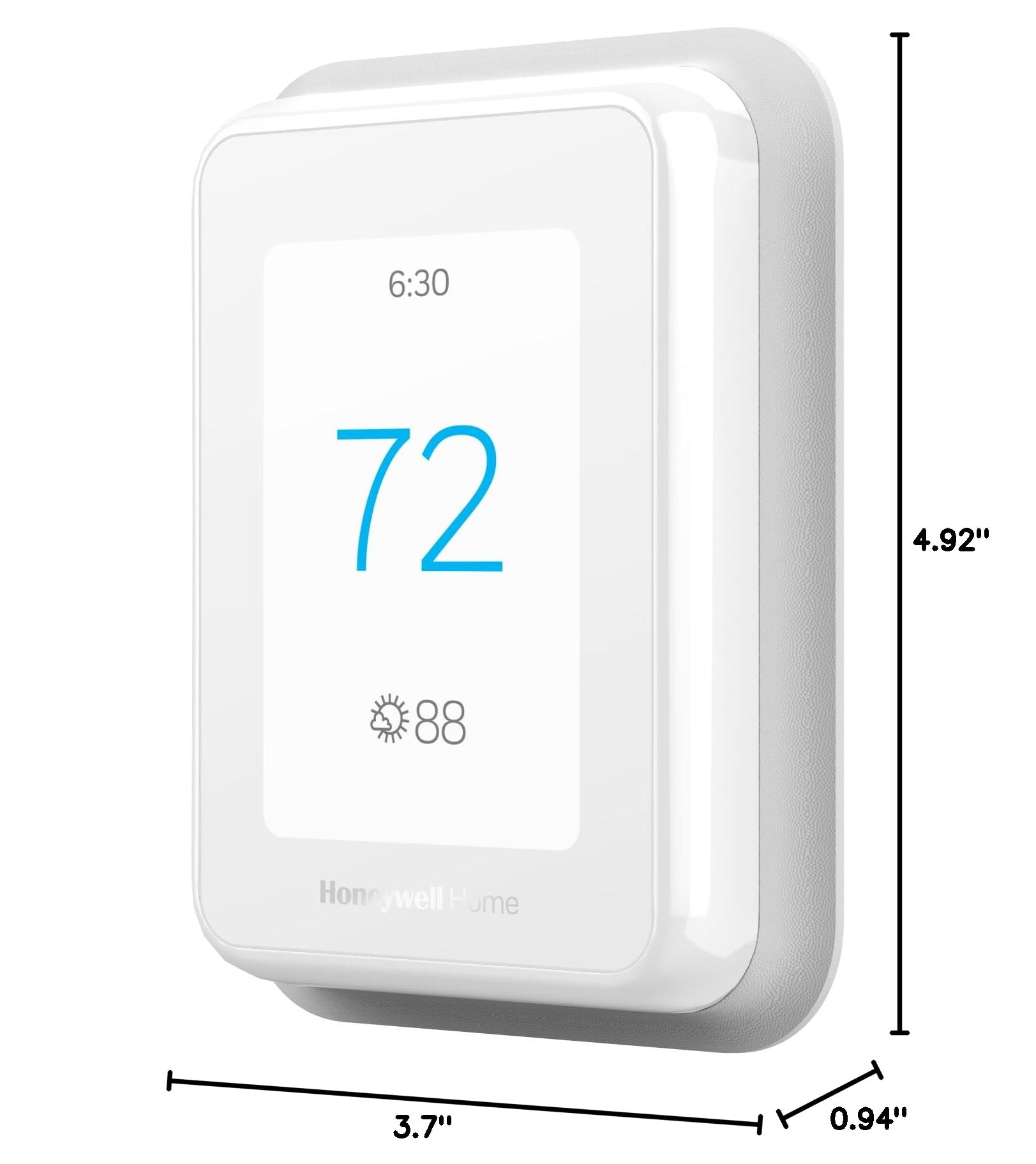 Honeywell Home T9 WiFi Smart Thermostat with 1 Smart Room Sensor, Touchscreen Display, Alexa and Google Assist