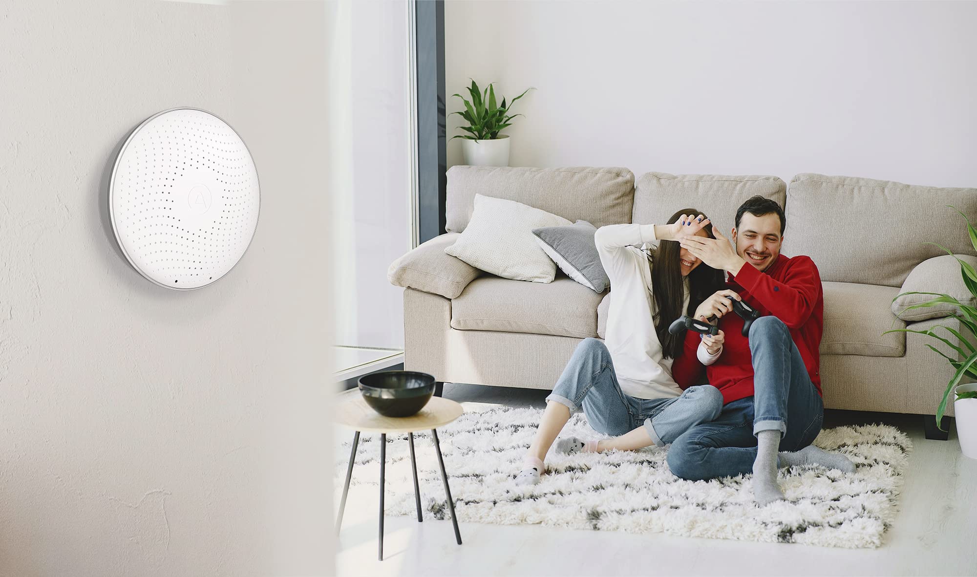 Airthings 2950 Wave Radon - Smart Radon Detector with Humidity & Temperature Sensor β Easy-to-Use β Accurate β No Lab Fees β Battery Operated - Free App