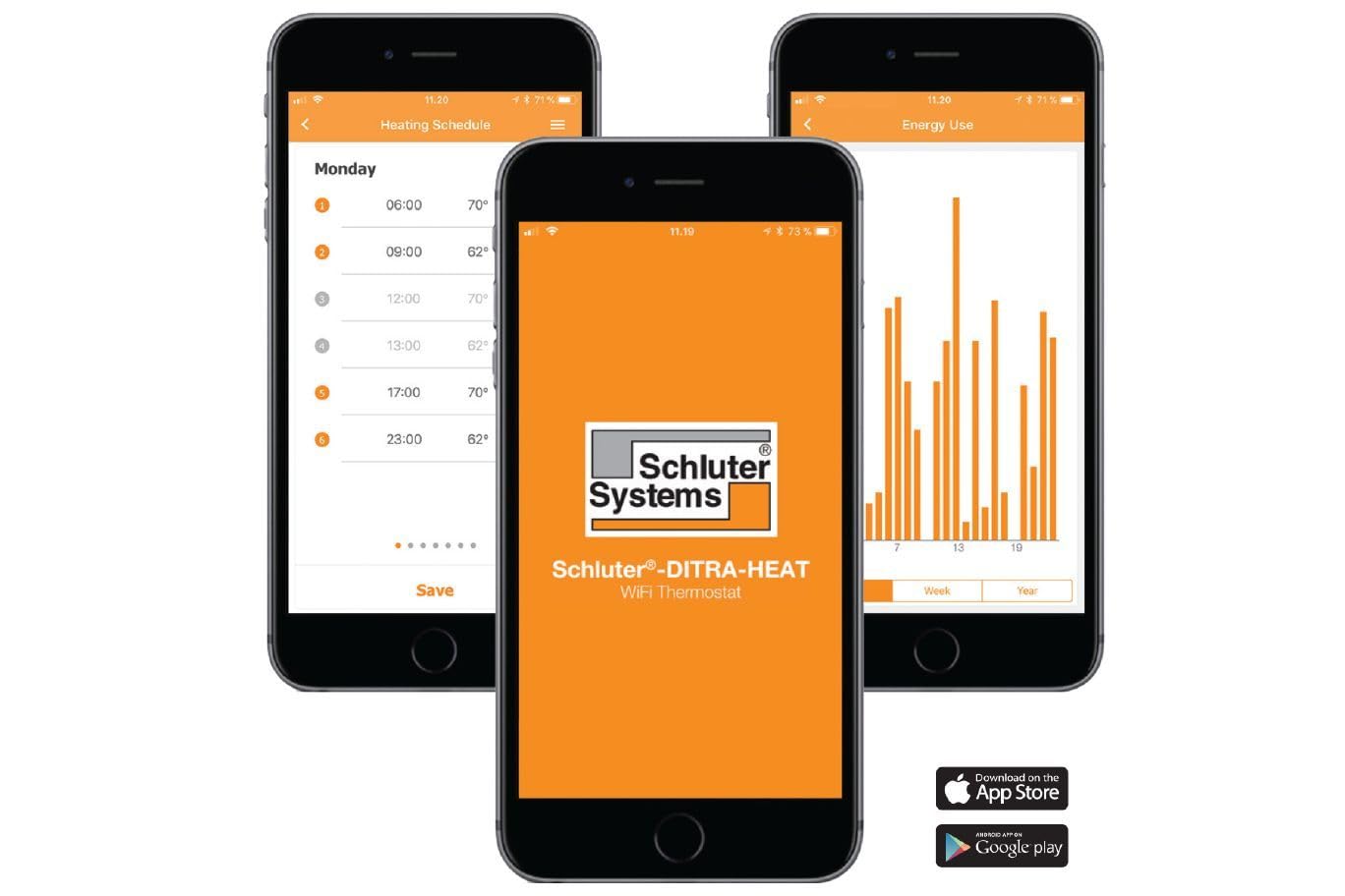 Schluter DITRA-HEAT-E-WiFi Thermostat DHERT104/BW