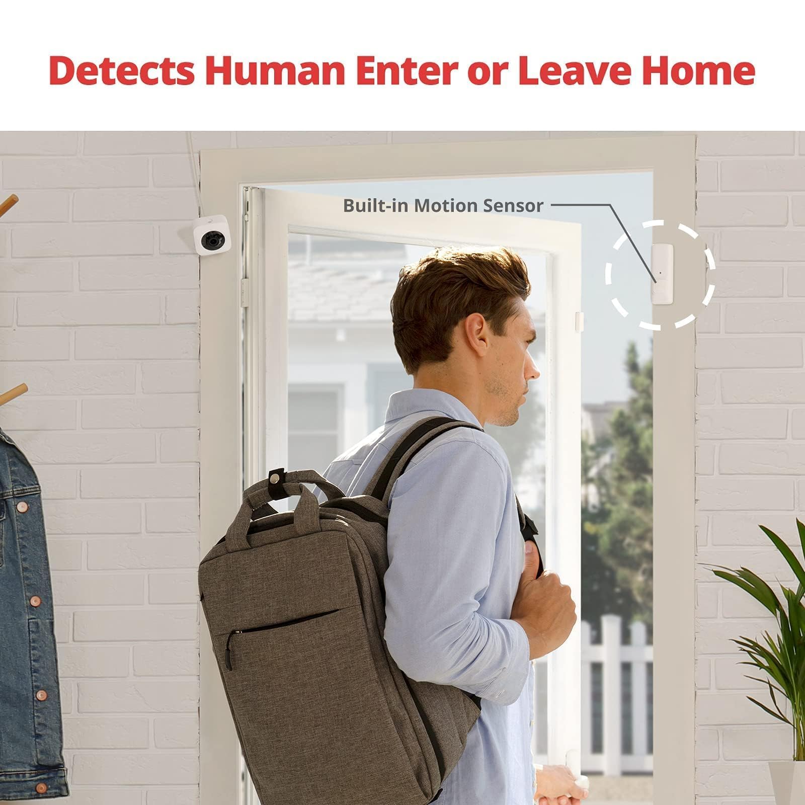 SwitchBot Door Alarm Contact Sensor - Smart Home Security Wireless Window Alarm and Door Sensor, Add SwitchBot Hub Mini to Make it Compatible with Alexa