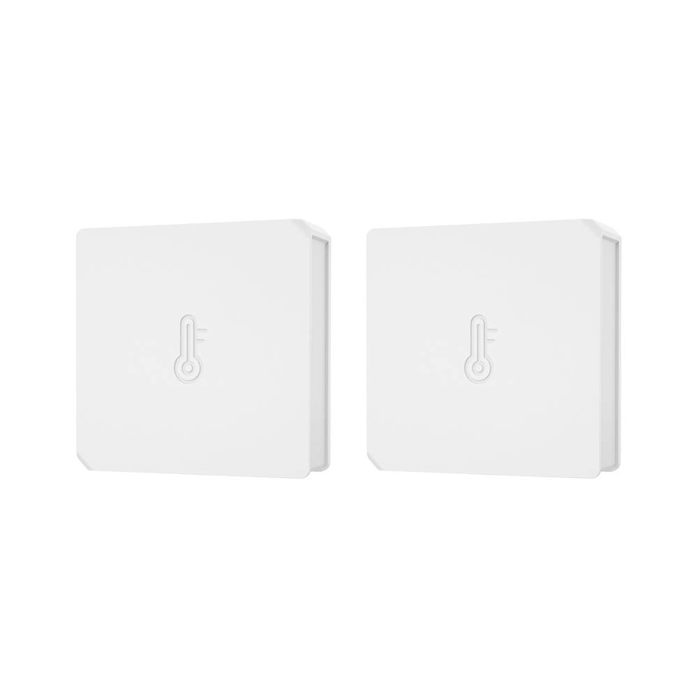 SONOFF SNZB-02 ZigBee Mini Indoor Temperature and Humidity Sensor for Checking the Room Climate 2-Pack, SONOFF ZigBee Bridge Required, Indoor Thermometer Hygrometer with Alert, Compatible with Alexa