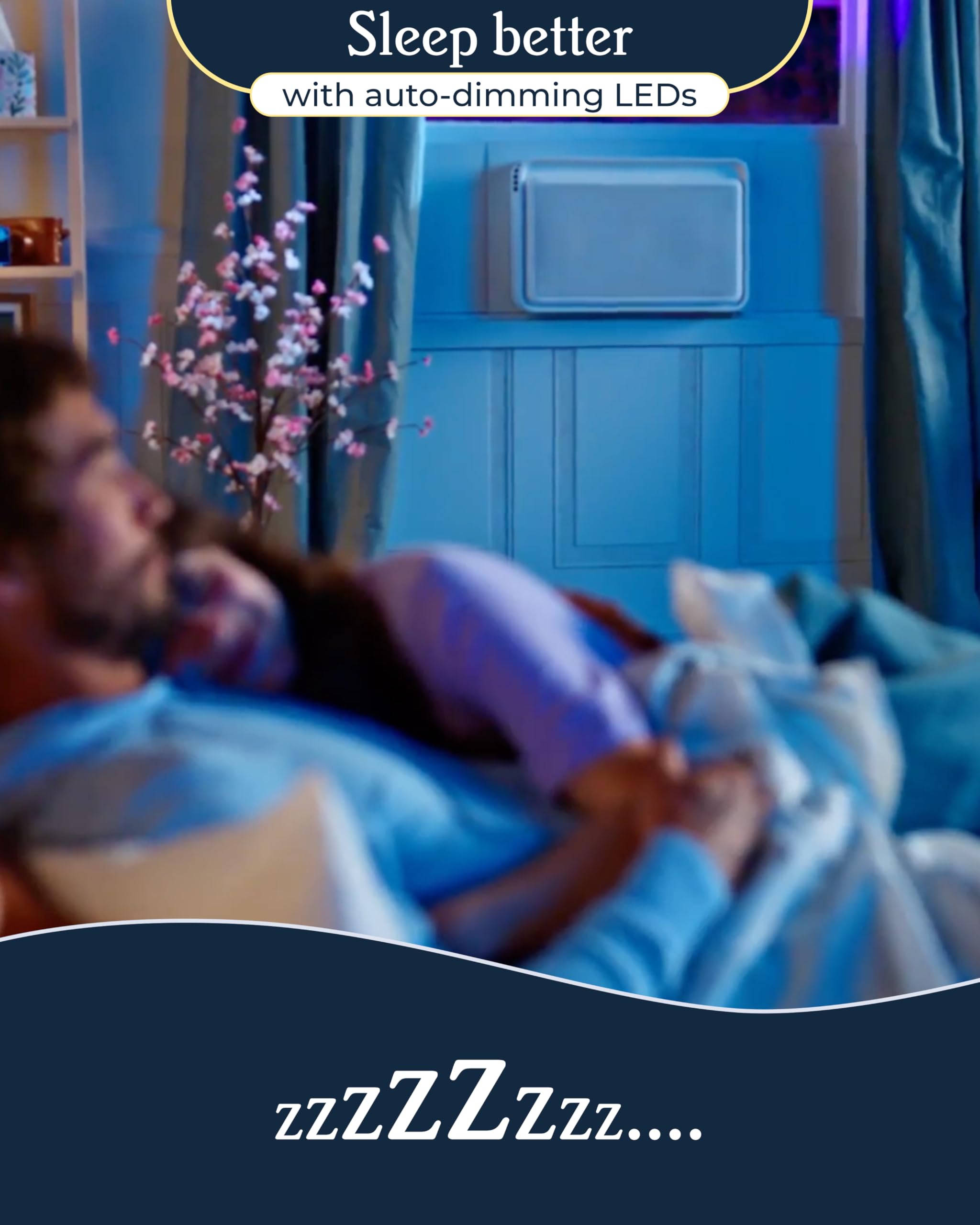 Windmill Air Conditioner: Smart Home AC - Easy to Install - Quiet - Energy Star Efficient - Side Insulation - Auto-Dimming LED Display - App and Voice-Enabled - 8,300 BTU