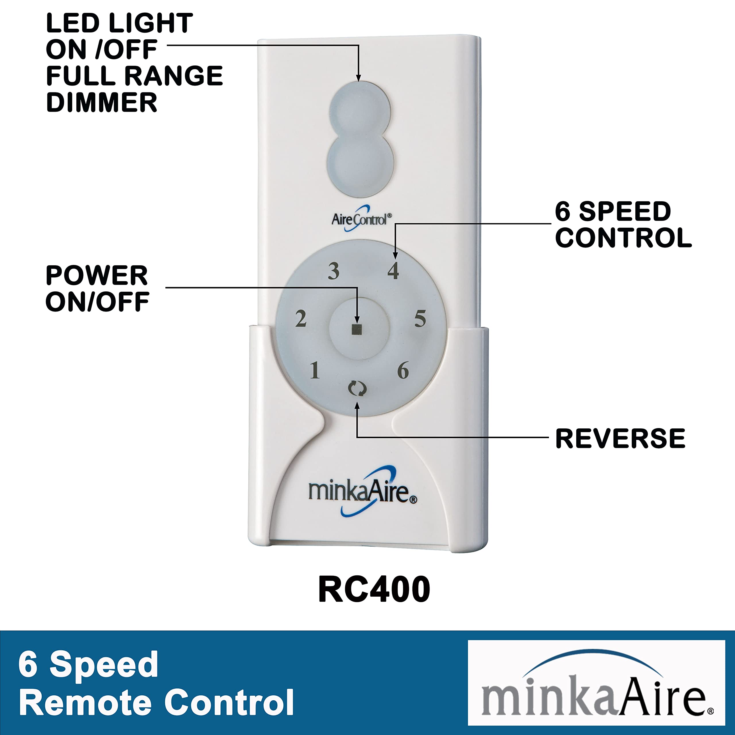 MINKA-AIRE F864L-HBZ Barn 65 Ceiling Fan with LED Light and DC Motor, Brown Heirloom Bronze Finish
