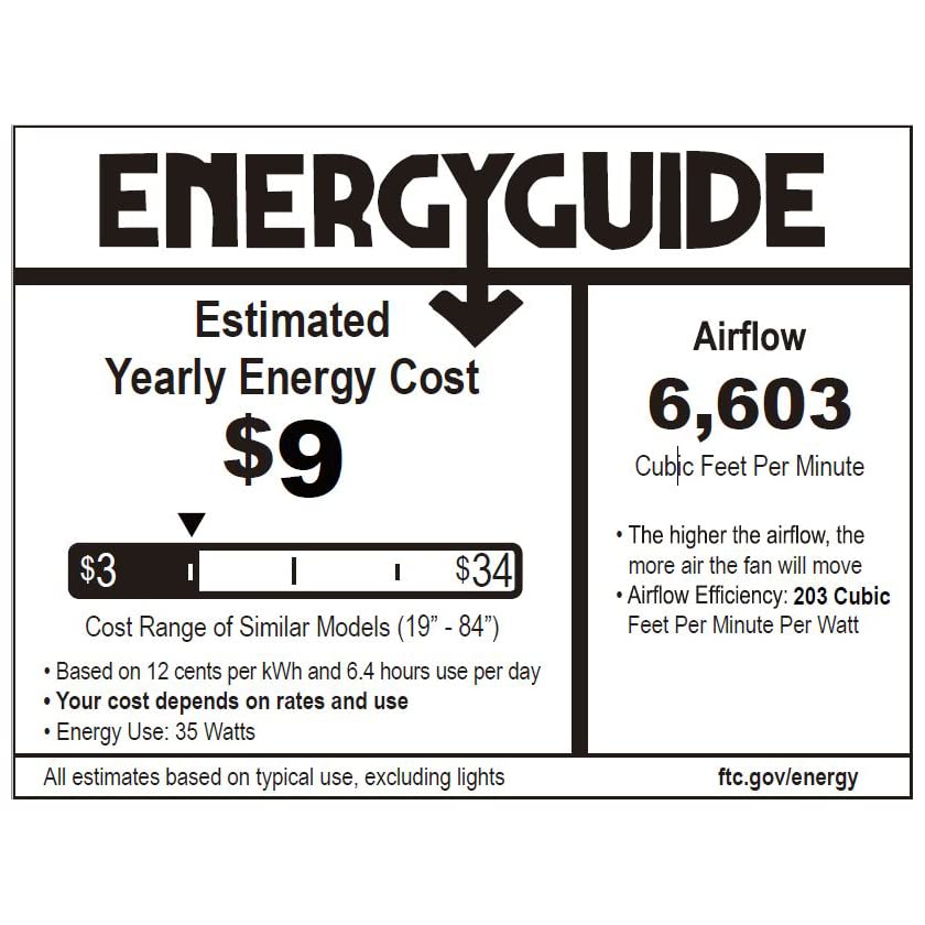 MINKA-AIRE F864L-HBZ Barn 65 Ceiling Fan with LED Light and DC Motor, Brown Heirloom Bronze Finish