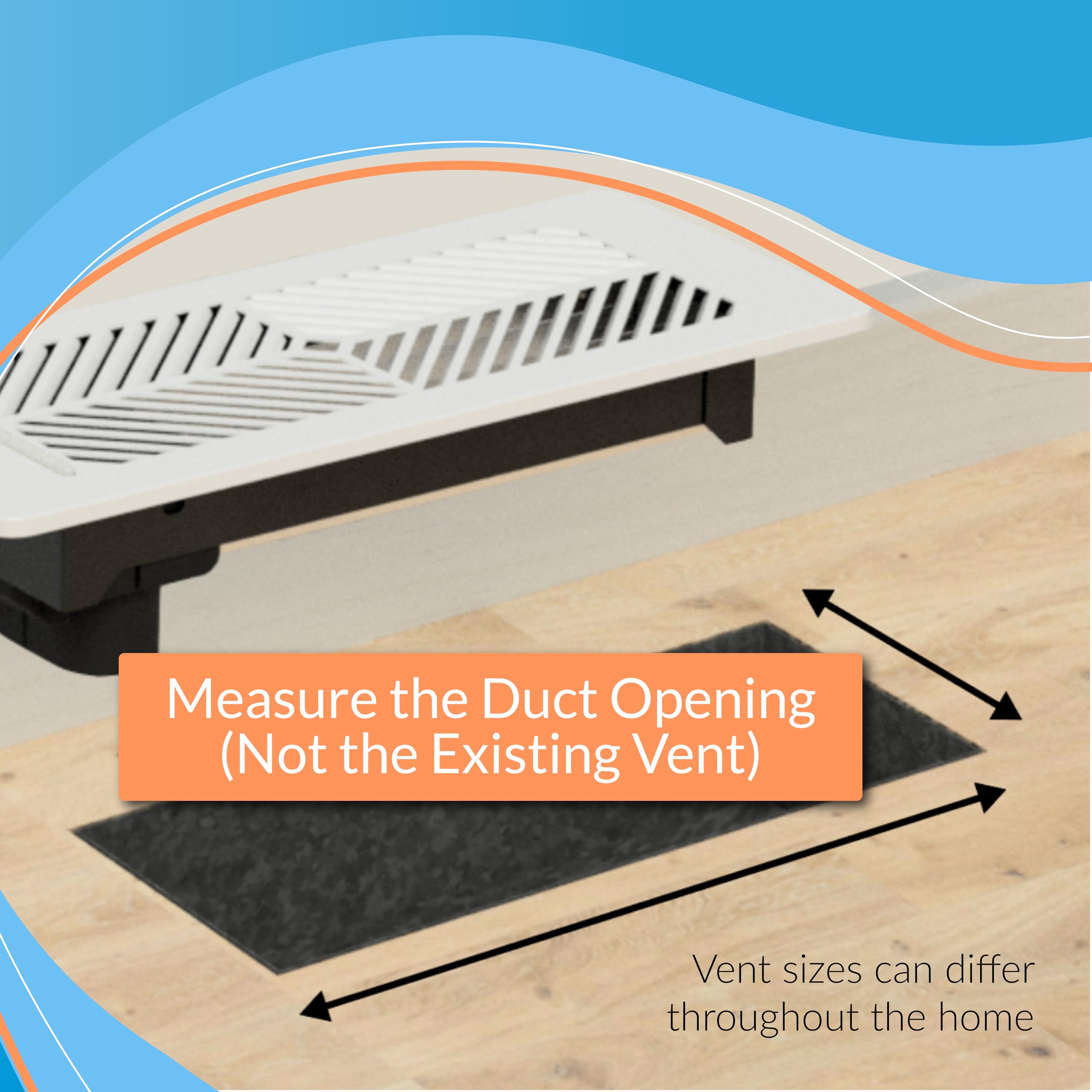 Flair Smart Vent 4x10 (White), AC Vent Cover for Floors, Walls and Ceilings. Requires Flair Puck to Operate. Compatible with Smart Thermostats and Voice Assistants.