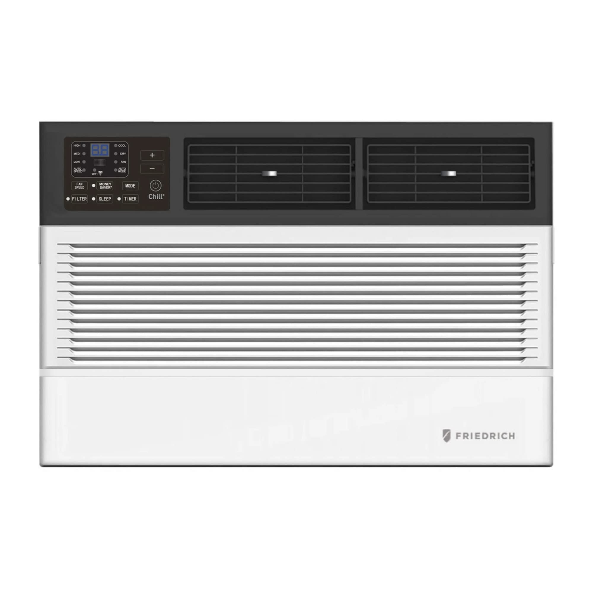 Friedrich CEW08B11A Chill Premier Smart Air Conditioner Window Unit, WiFi Mobile Control, White, Heating & Cooling Capacity (8000 BTU)
