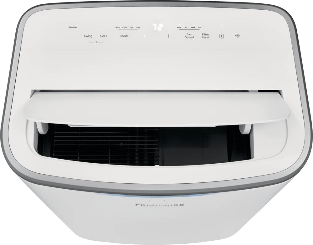 Frigidaire FHPC102AB1 Portable Air Conditioner with Remote Control for Rooms, Up to 350 Sq. Ft, White