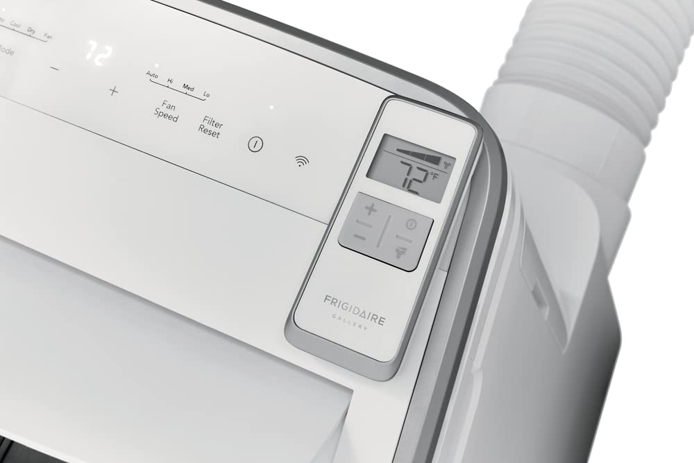 Frigidaire FHPC102AB1 Portable Air Conditioner with Remote Control for Rooms, Up to 350 Sq. Ft, White