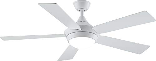 Fanimation Celano v2 Indoor Ceiling Fan with Matte White Blades and LED Light Kit 52 inch - Matte White