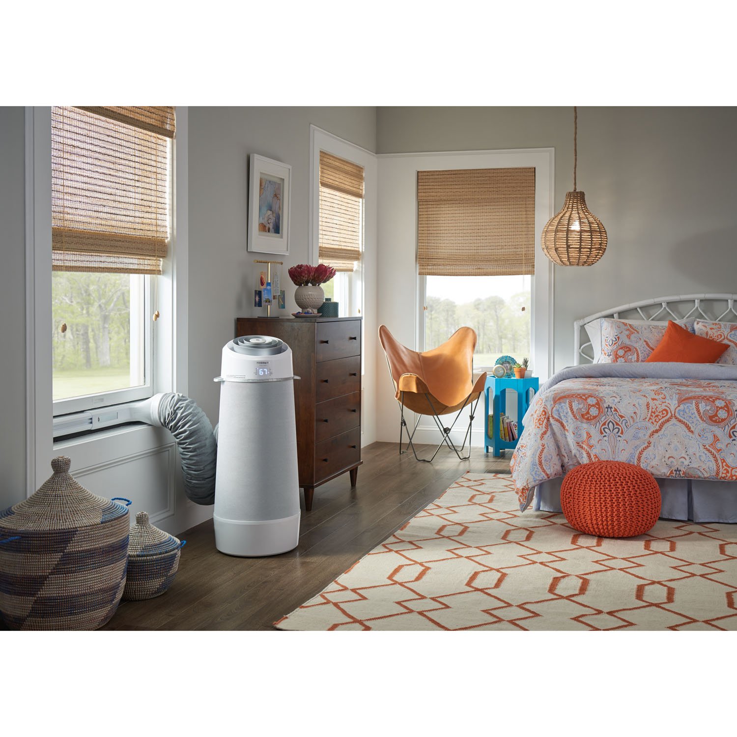 Frigidaire 12,000 BTU Cool Connect Smart Portable Air Conditioner, Rooms upto 550-Sq. Ft