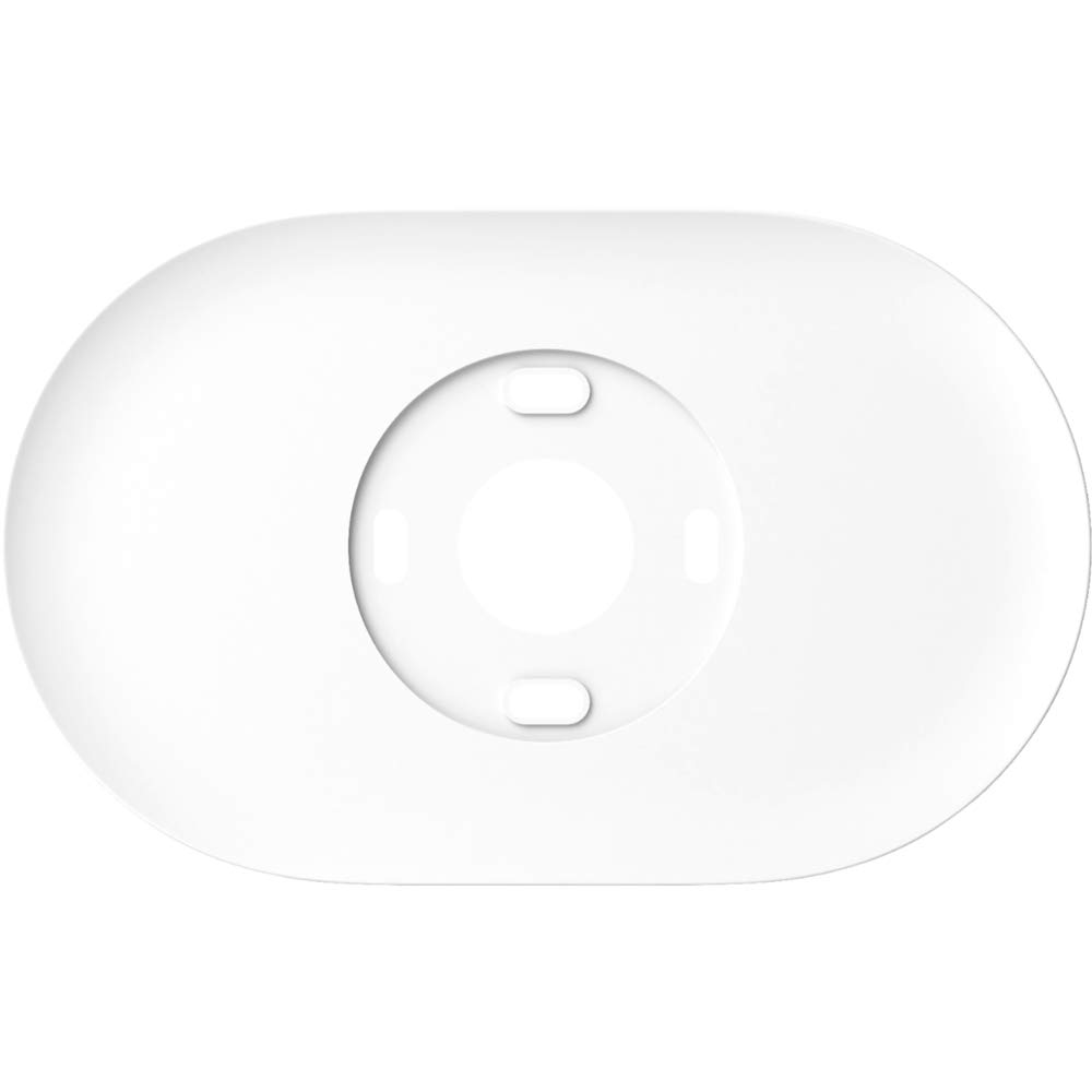 Google Nest Thermostat - Smart Thermostat for Home - Programmable WiFi Thermostat - Snow - GA01334-US Bundle with Matching Google Nest Thermostat Trim Kit Wall Mount Plate GA01837-US