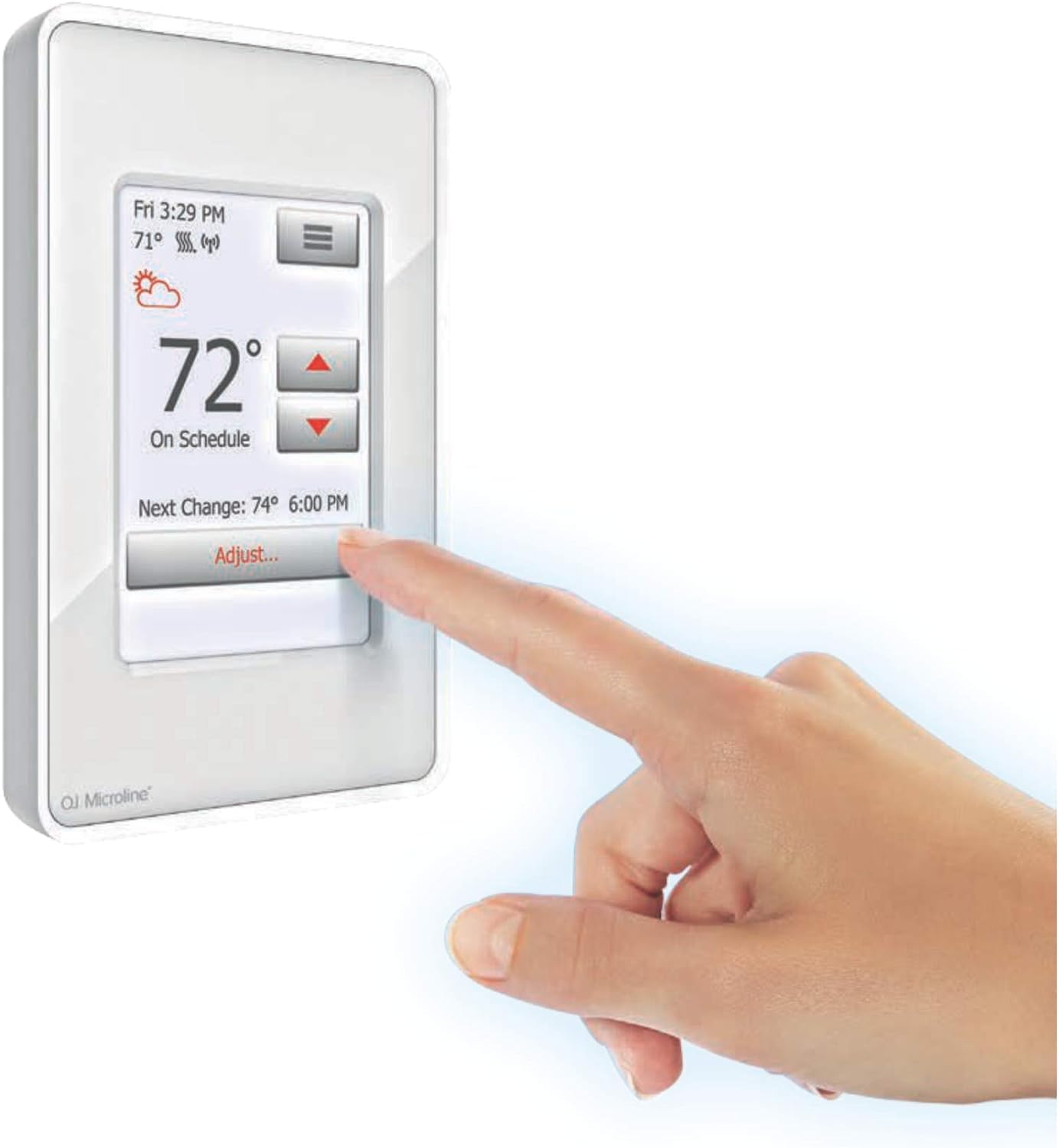 OJ Microline UWG4 Wi-Fi Radiant Floor Heating Wi-Fi Touchscreen Thermostat