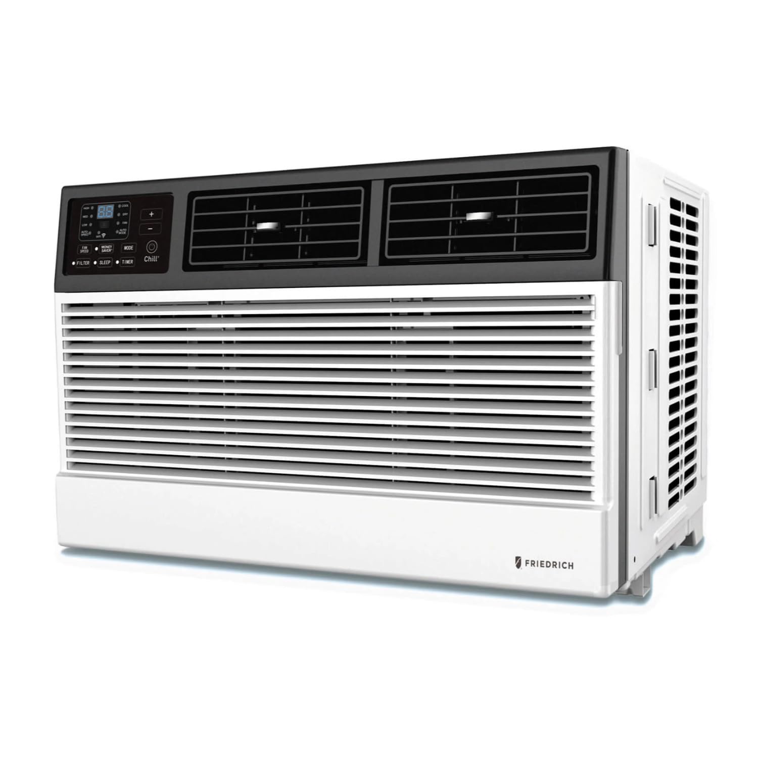 Friedrich CEW12B33A Chill Premier Smart Air Conditioner Window Unit, WiFi Mobile Control, White, Heating & Cooling Capacity (12000 BTU)