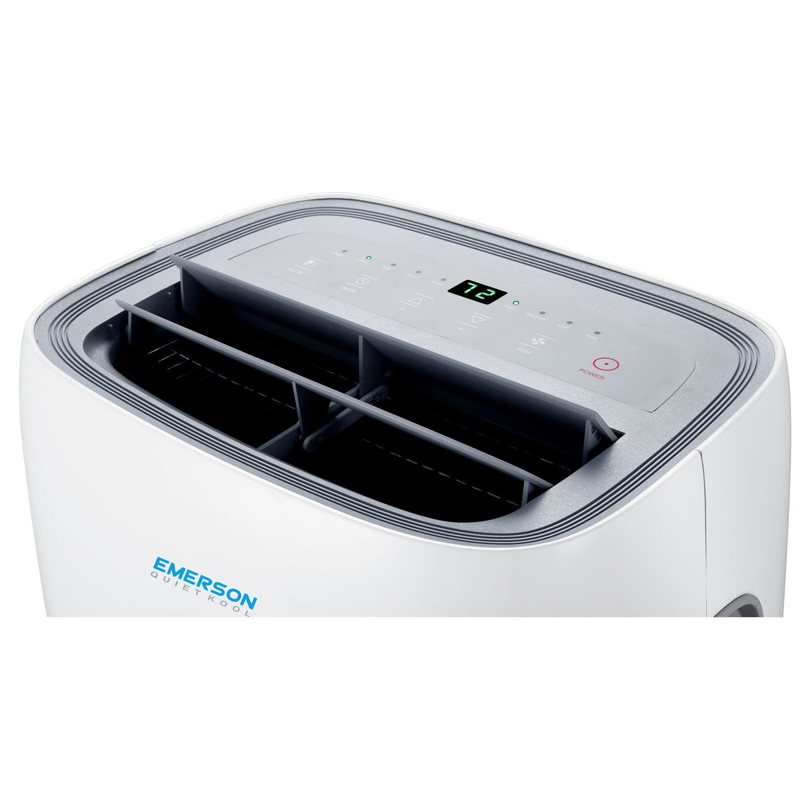 Emerson Quiet Kool EAPC10RD1 3 in 1 Portable Air Conditioner, Dehumidifier & Fan with Remote Control | for Rooms up to 350 Sq.Ft. | Digital Display | 24H-Timer | White | EAPC6RC1, Sq. Ft