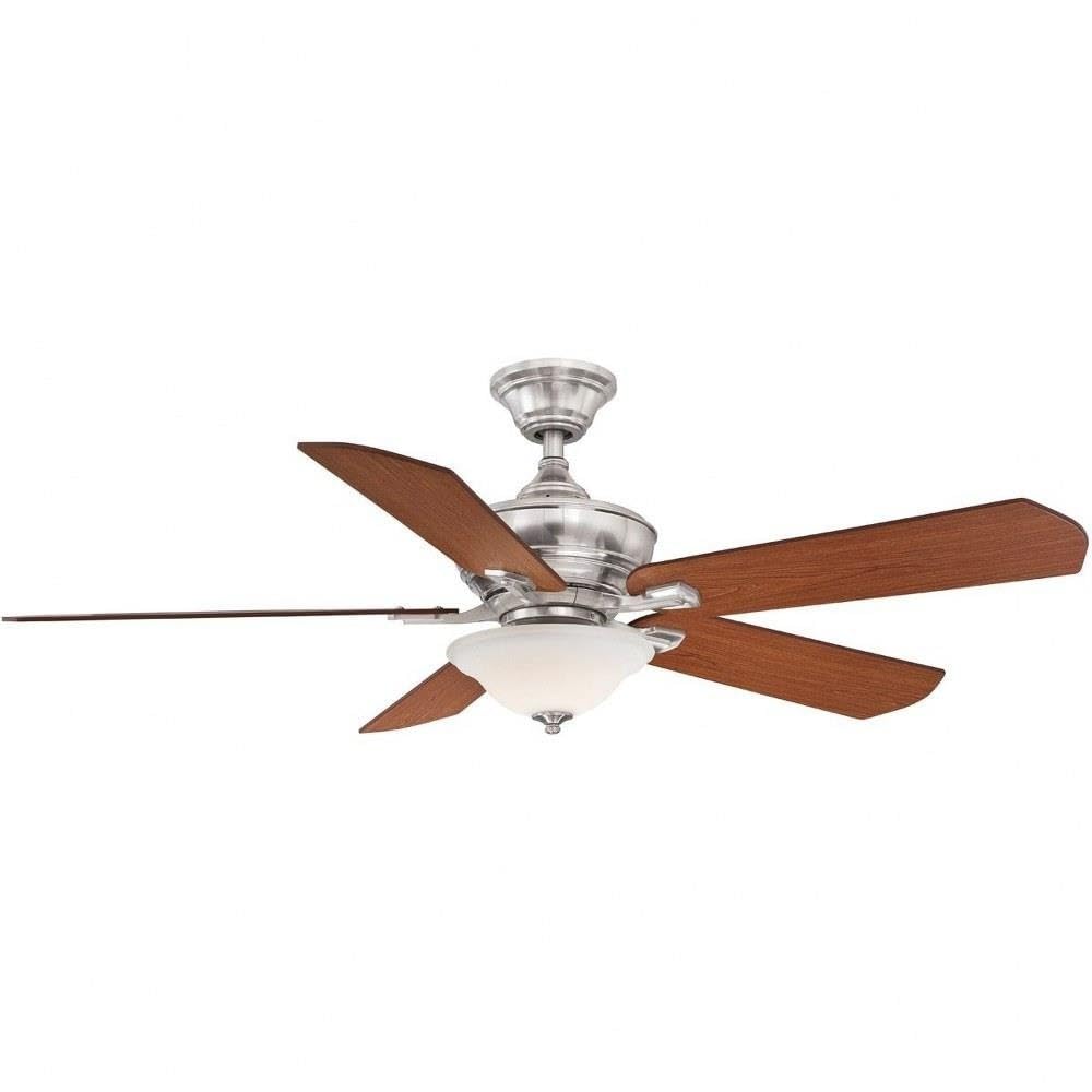 Fanimation FP8094BN Camhaven v2 Fan-Light Kit, Brushed Nickel