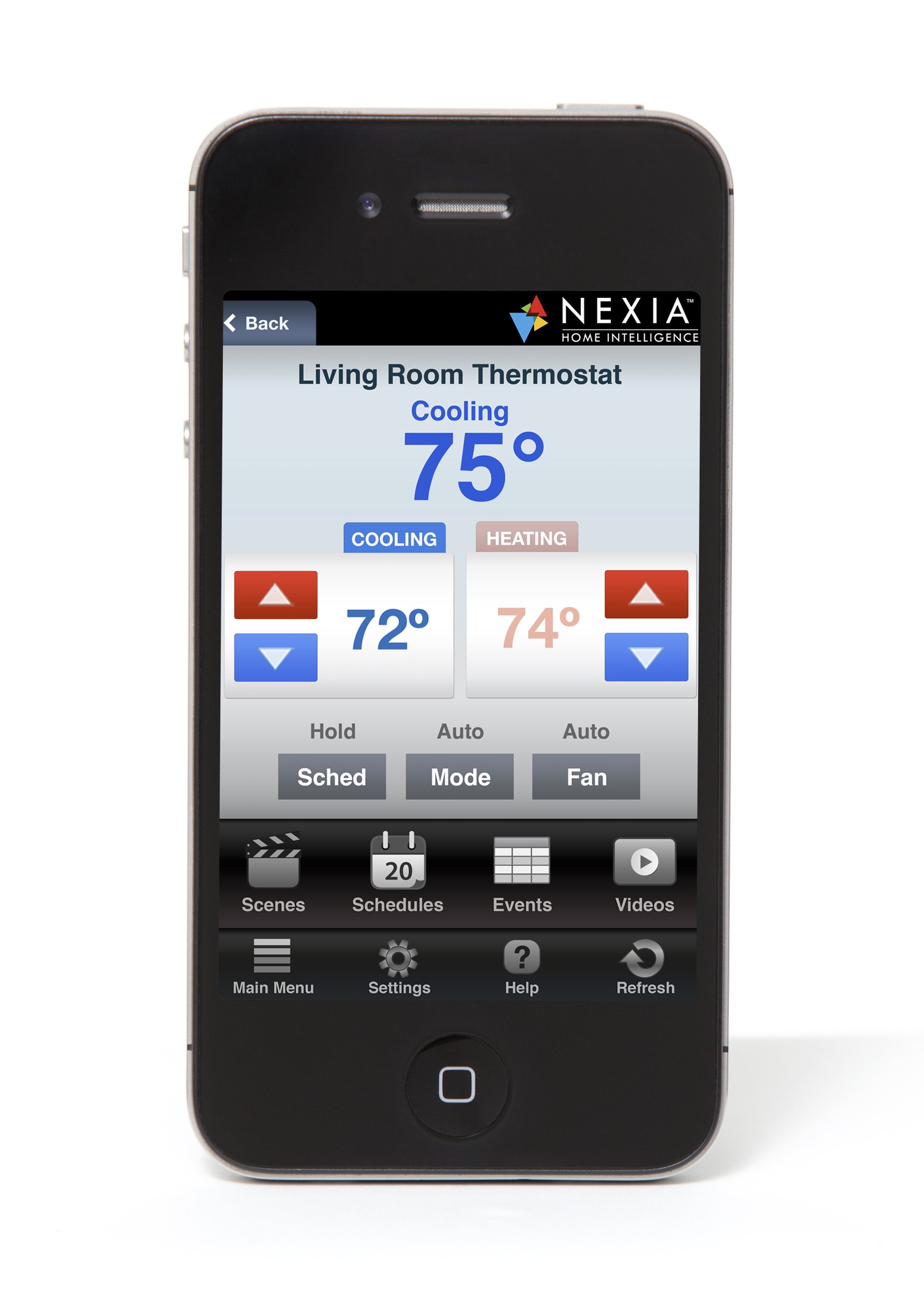 Trane TZEMT400BB3NX N N SL Home Energy Management Thermostat with Nexia Home Intelligence, White