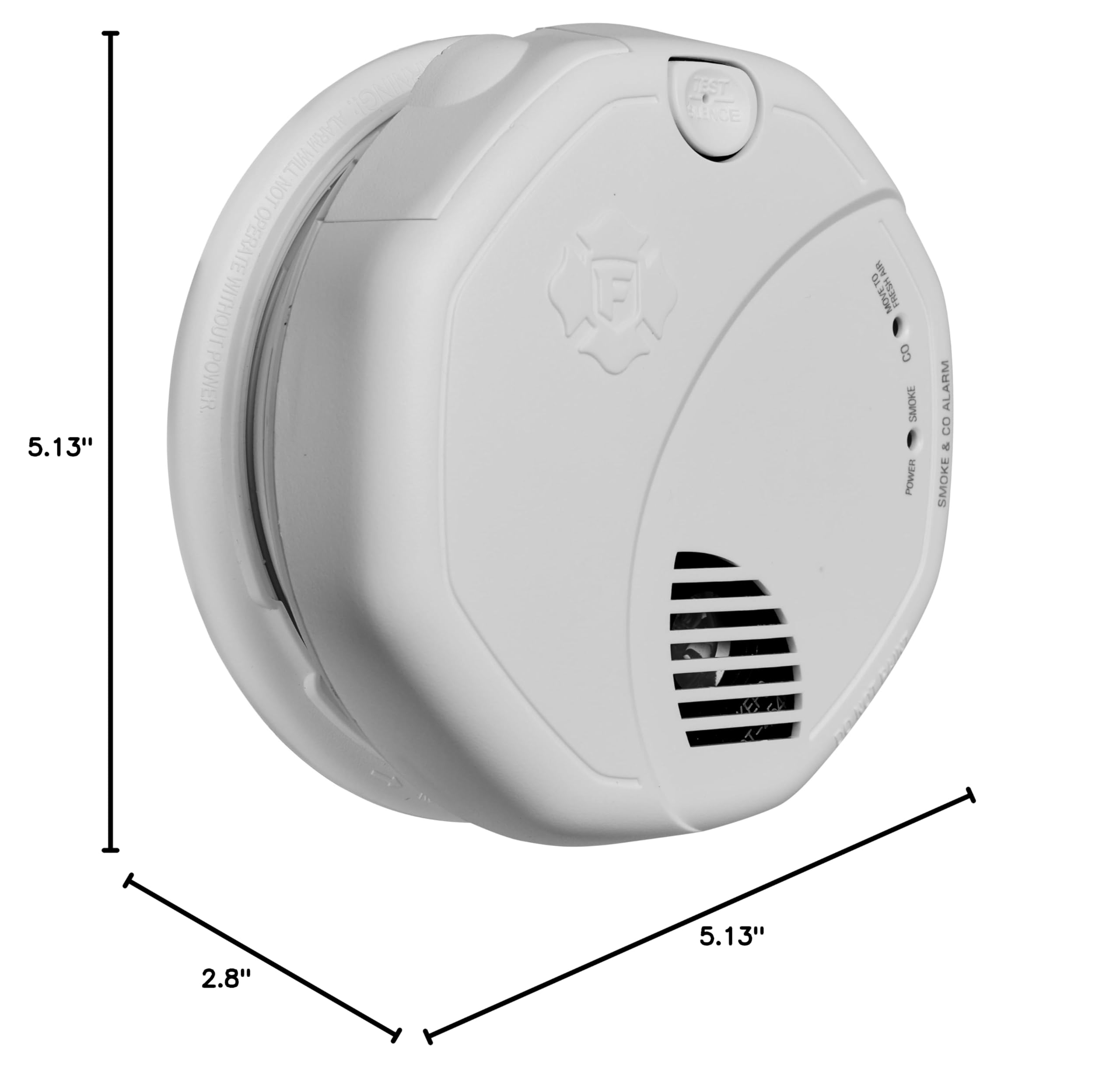 First Alert SCO500B Wireless Interconnected Photoelectric Smoke and Carbon Monoxide Combo Alarm with Voice and Location