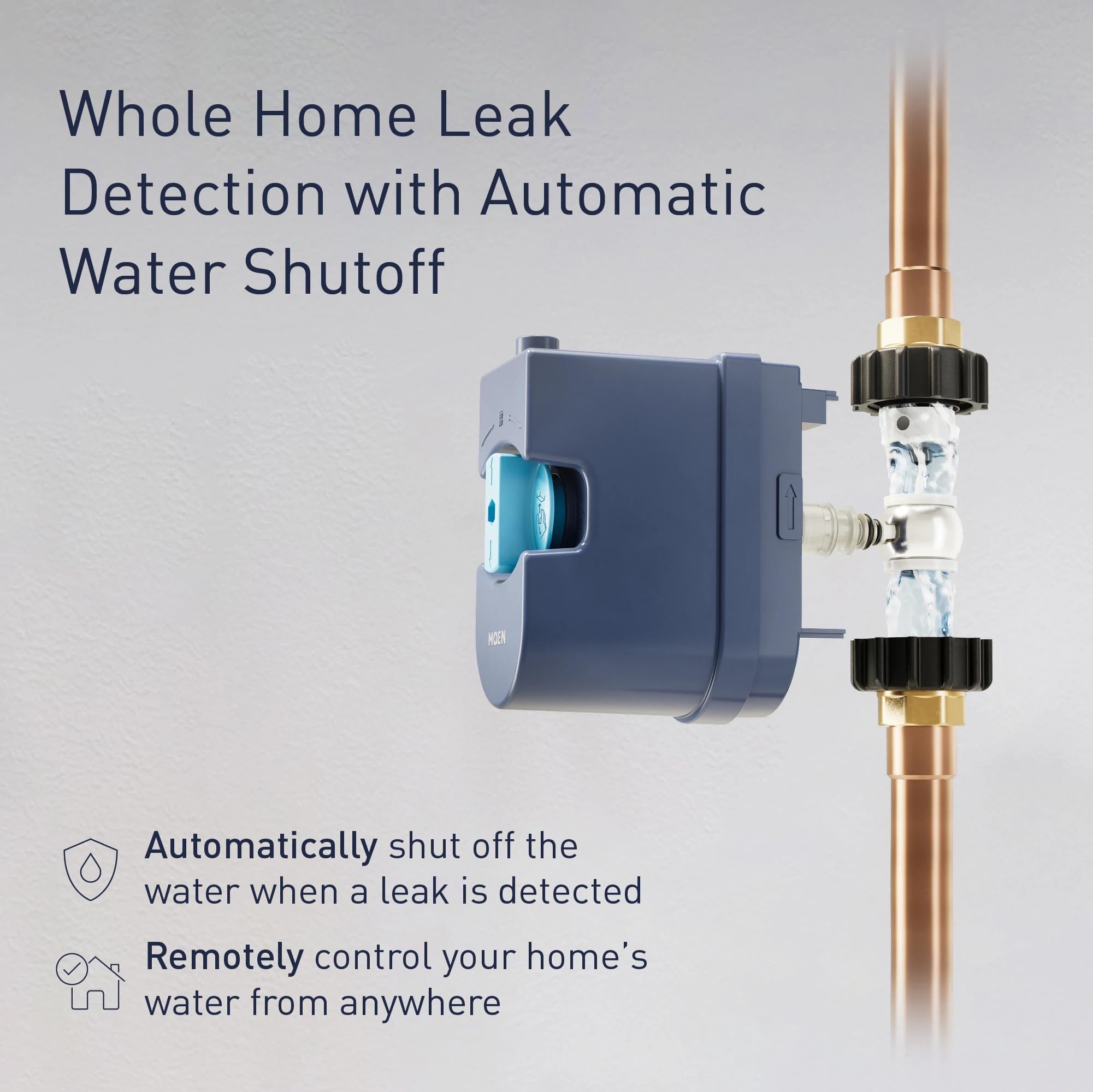 Moen 900-001 Flo Smart Water Monitor and Shutoff in 3/4-Inch Diameter