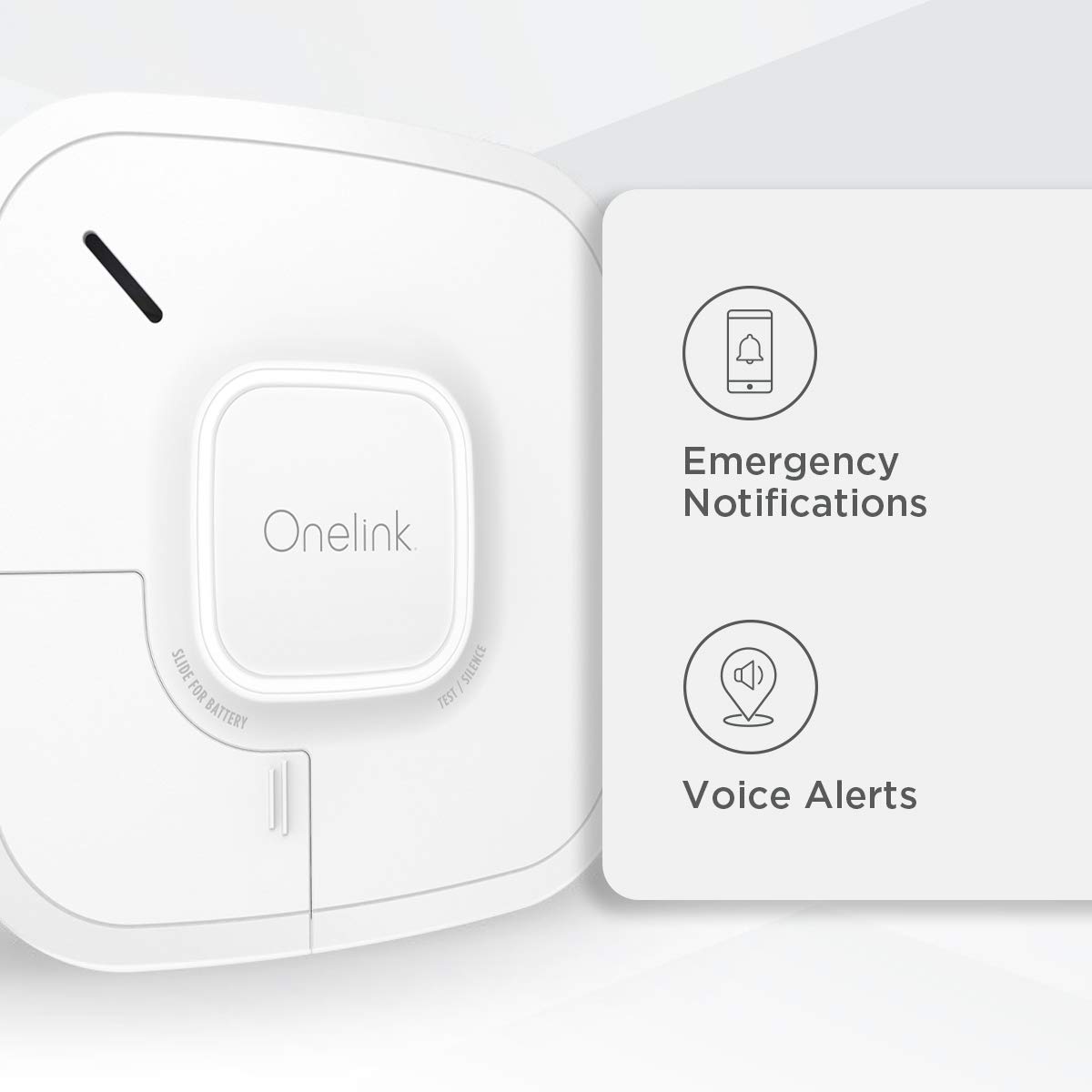 Onelink by FIRST ALERT Smoke Detector and Carbon Monoxide Detector | Hardwired | First Alert