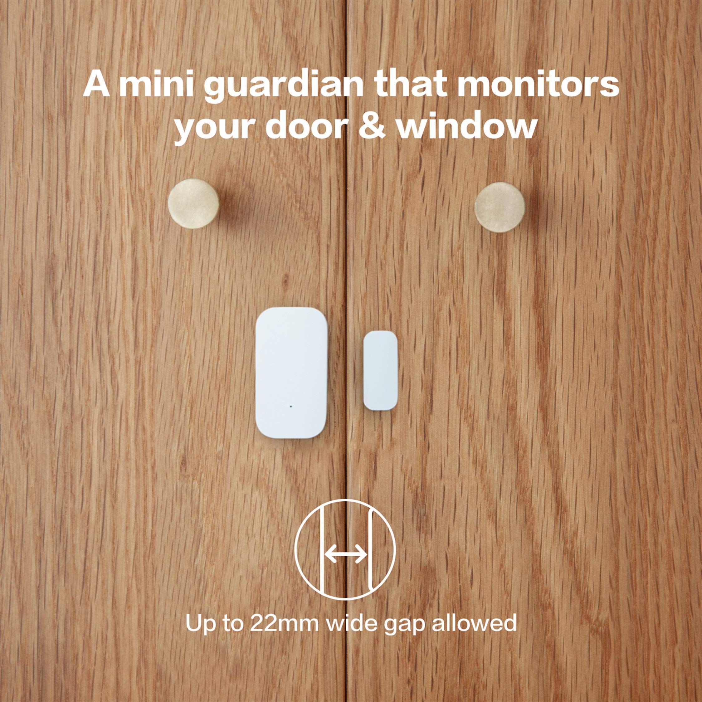 Aqara Door and Window Sensor Plus Aqara Water Leak Sensor, REQUIRES AQARA HUB, Zigbee Connection, For Remote Monitoring, Alarm System and Smart Home Automation