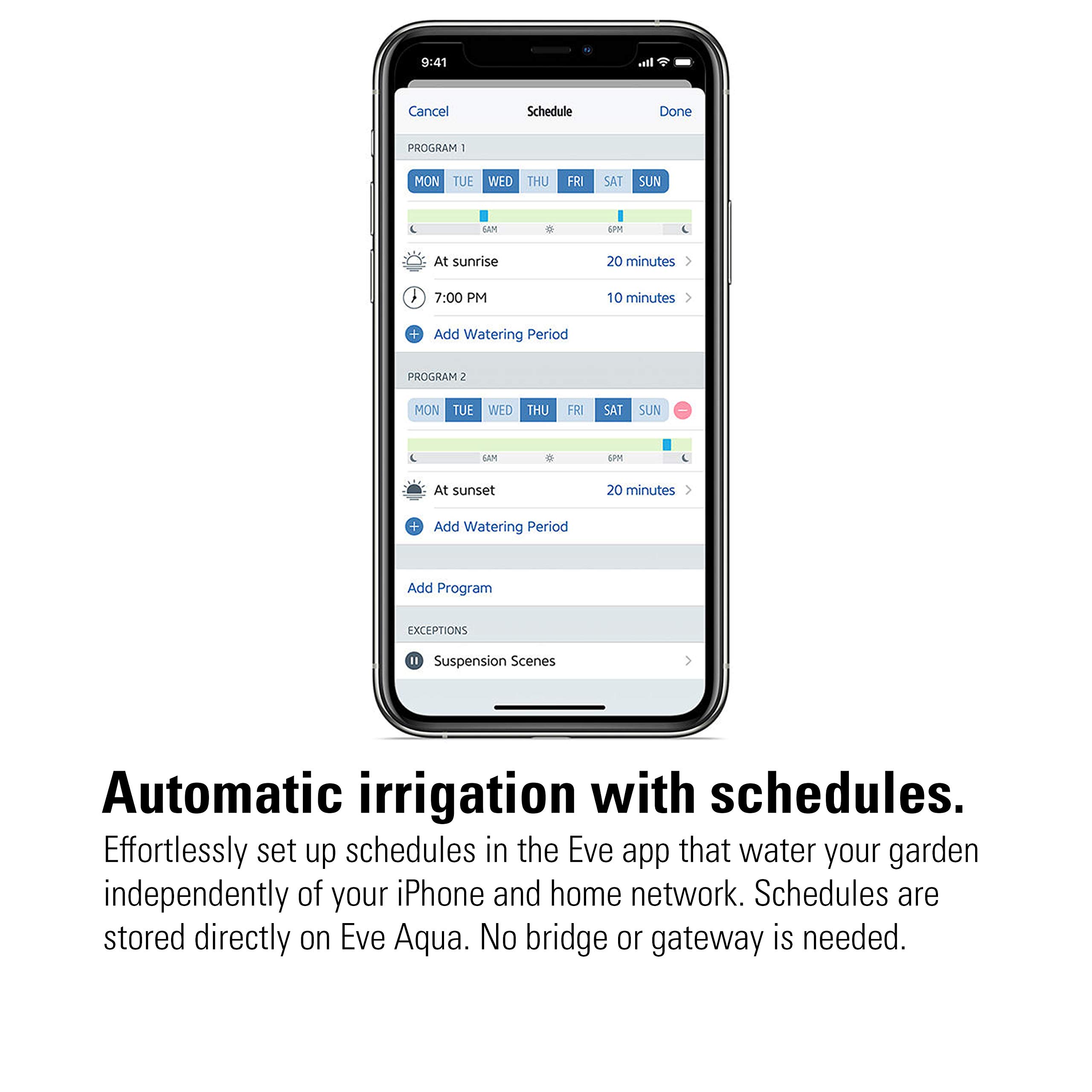 Eve Aqua – Apple HomeKit Smart Home, Smart Water Controller for Sprinkler or Irrigation System, Automate with Schedules, Bluetooth and Thread, App Compatibility