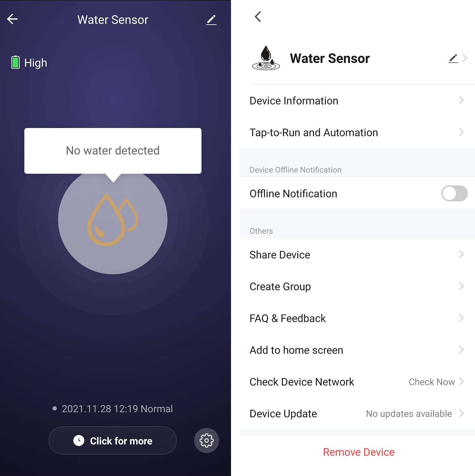 Smarter Living- Smart WiFi Water Sensor & Flood Detector, Phone Notifications via Smart Life and Tuya App, Low Battery Reminder, Easy Setup