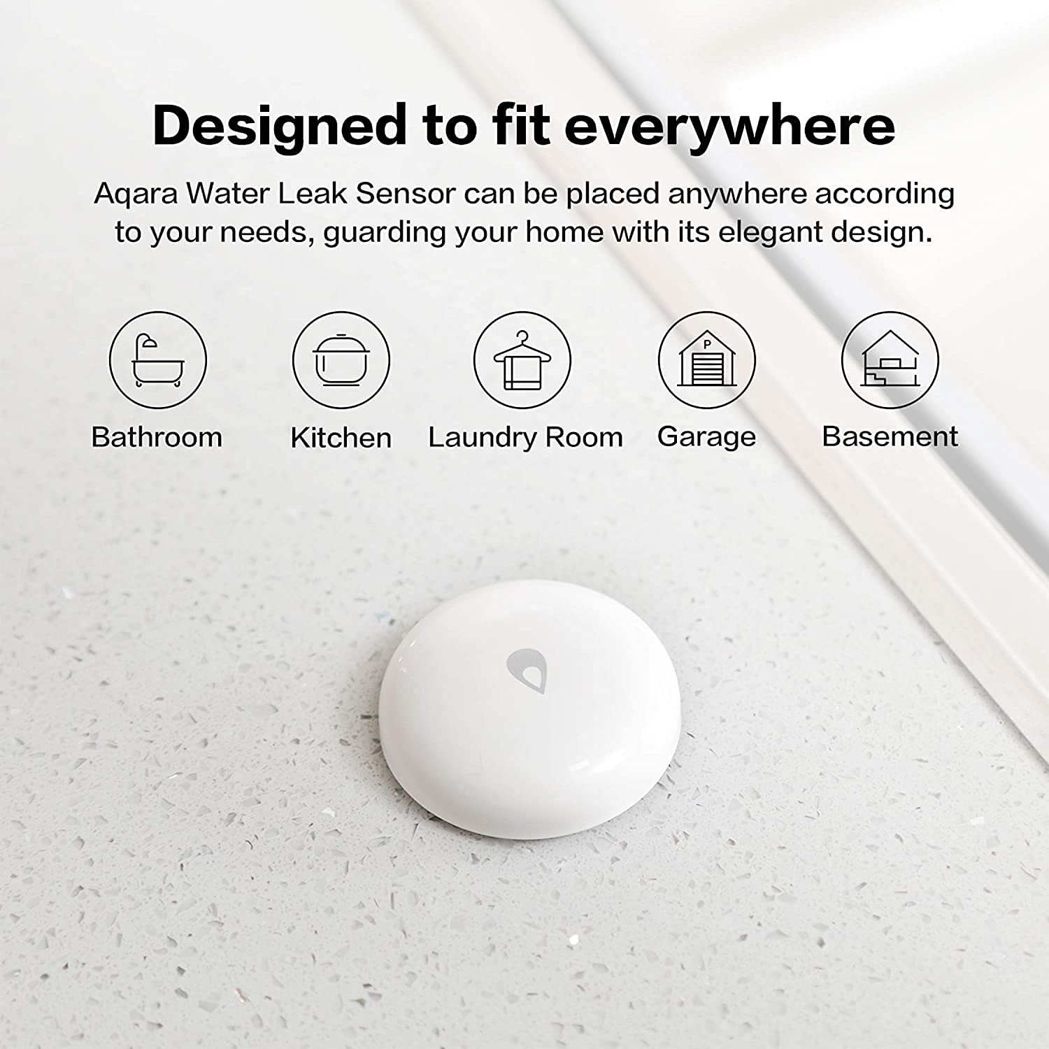 Aqara Smart Hub M2 Plus Aqara Water Leak Sensors, Wireless Water Leak Detector for Alarm System and Smart Home Automation