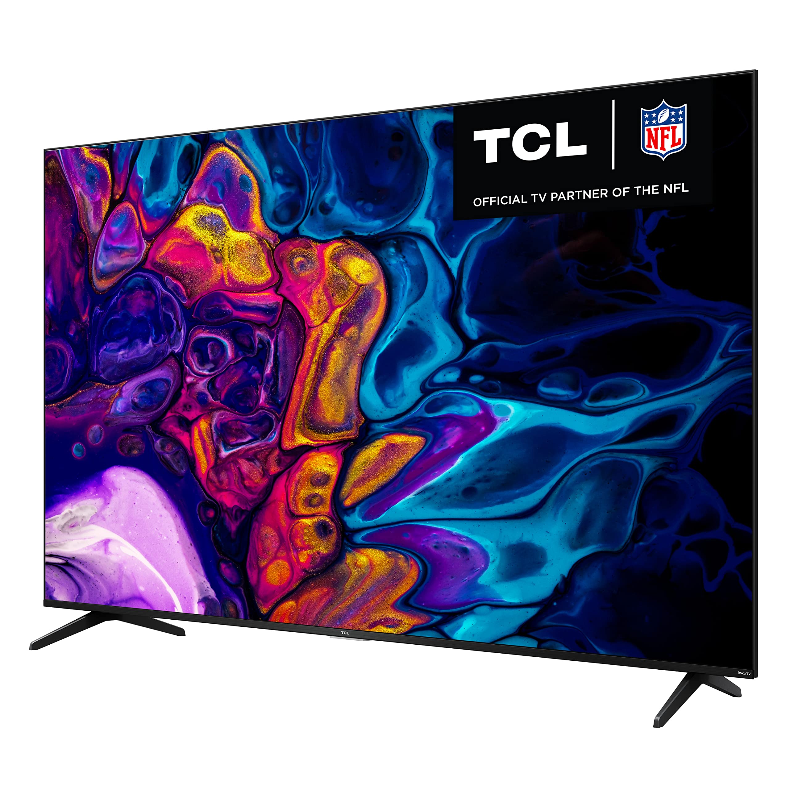 TCL 50" Class 5-Series 4K UHD QLED Dolby Vision & Atmos, VRR, AMD FreeSync, Smart Roku TV - 50S555 (2022 Model) ,Black