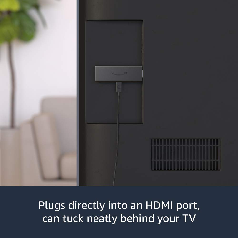 Fire TV Stick with Alexa Voice Remote (includes TV controls), free & live TV without cable or satellite, HD streaming device