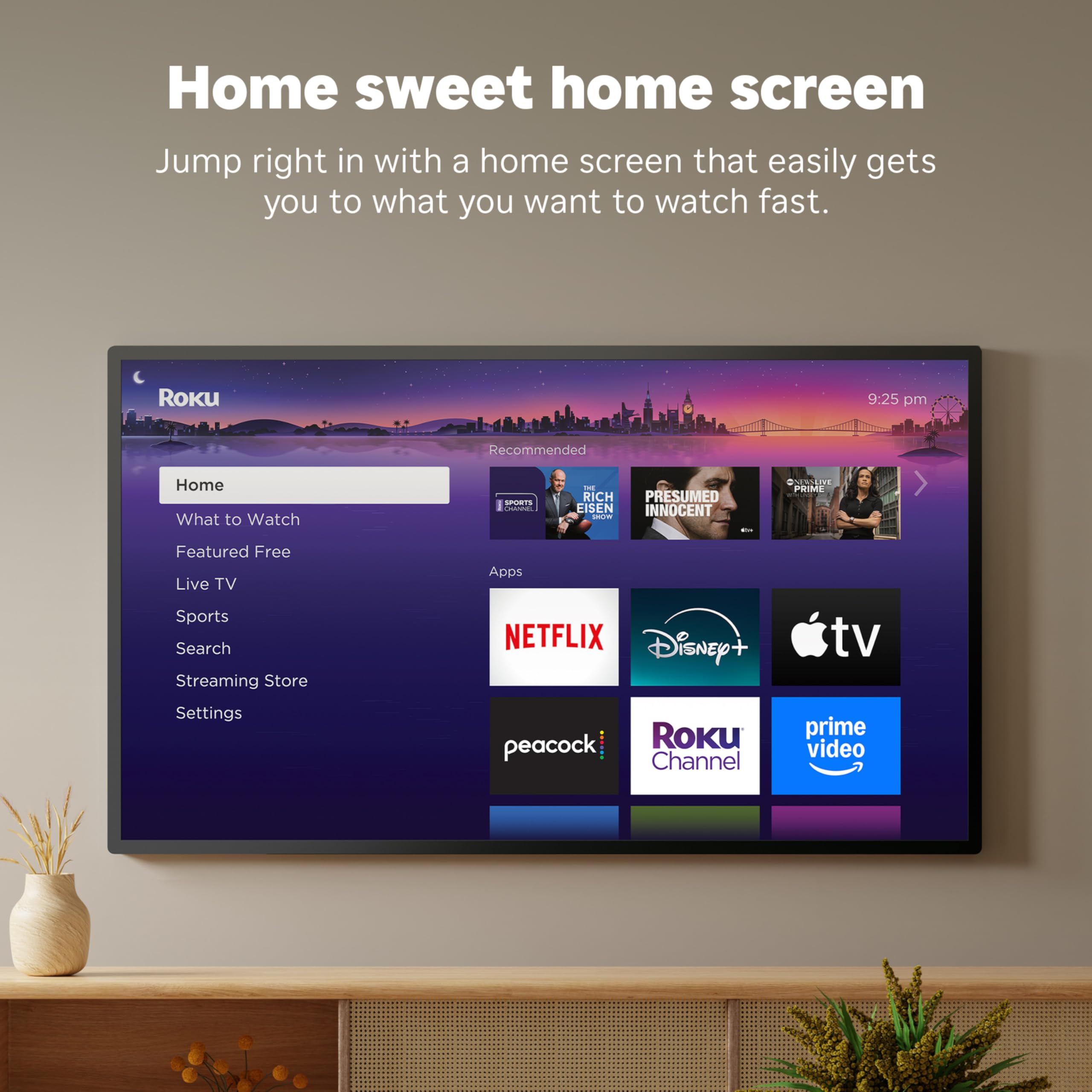 Roku Streaming Stick 4K | Streaming Device 4K/HDR/Dolby Vision with Roku Voice Remote and TV Controls