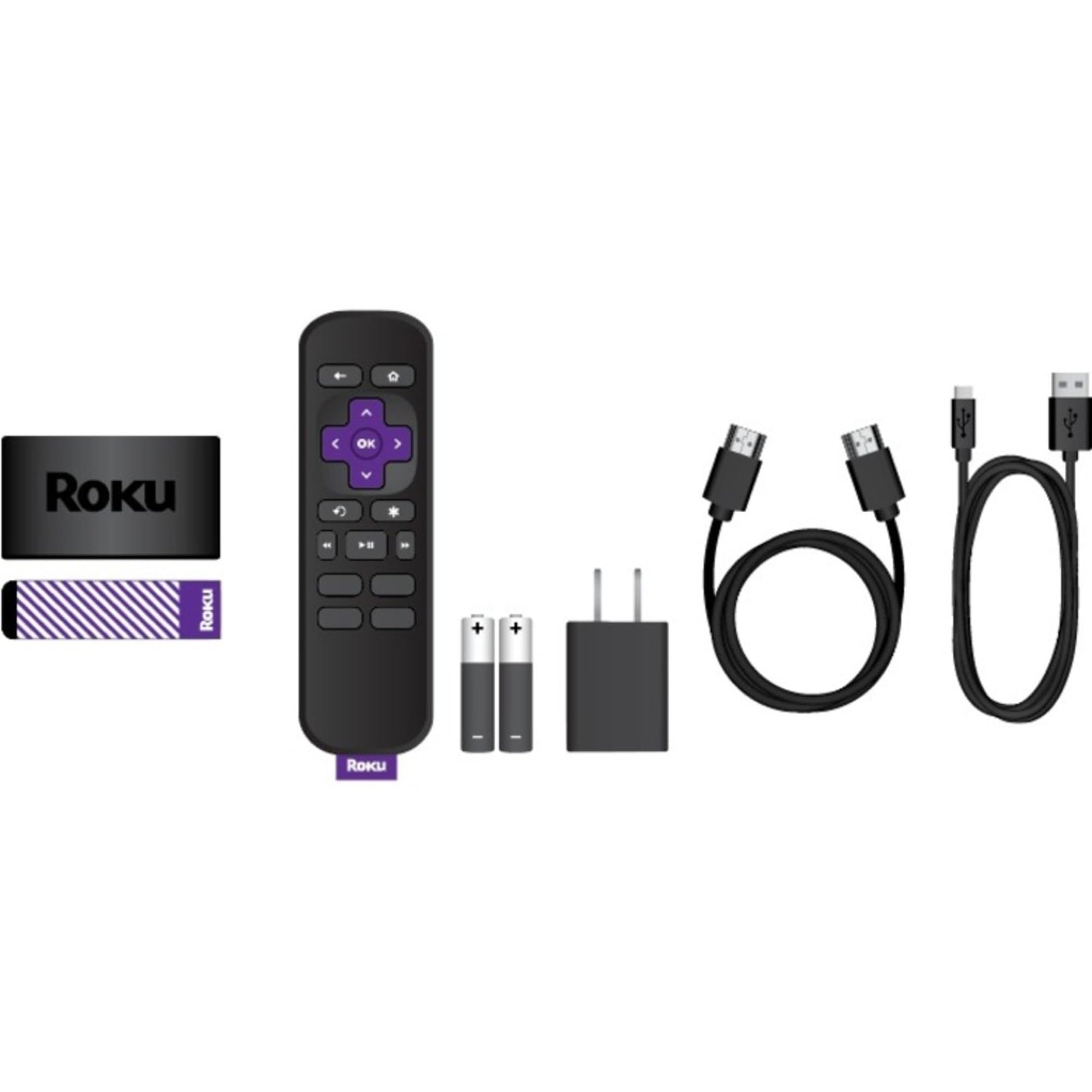 Roku Express HD Streaming Media Player with High Speed HDMI Cable and Simple Remote