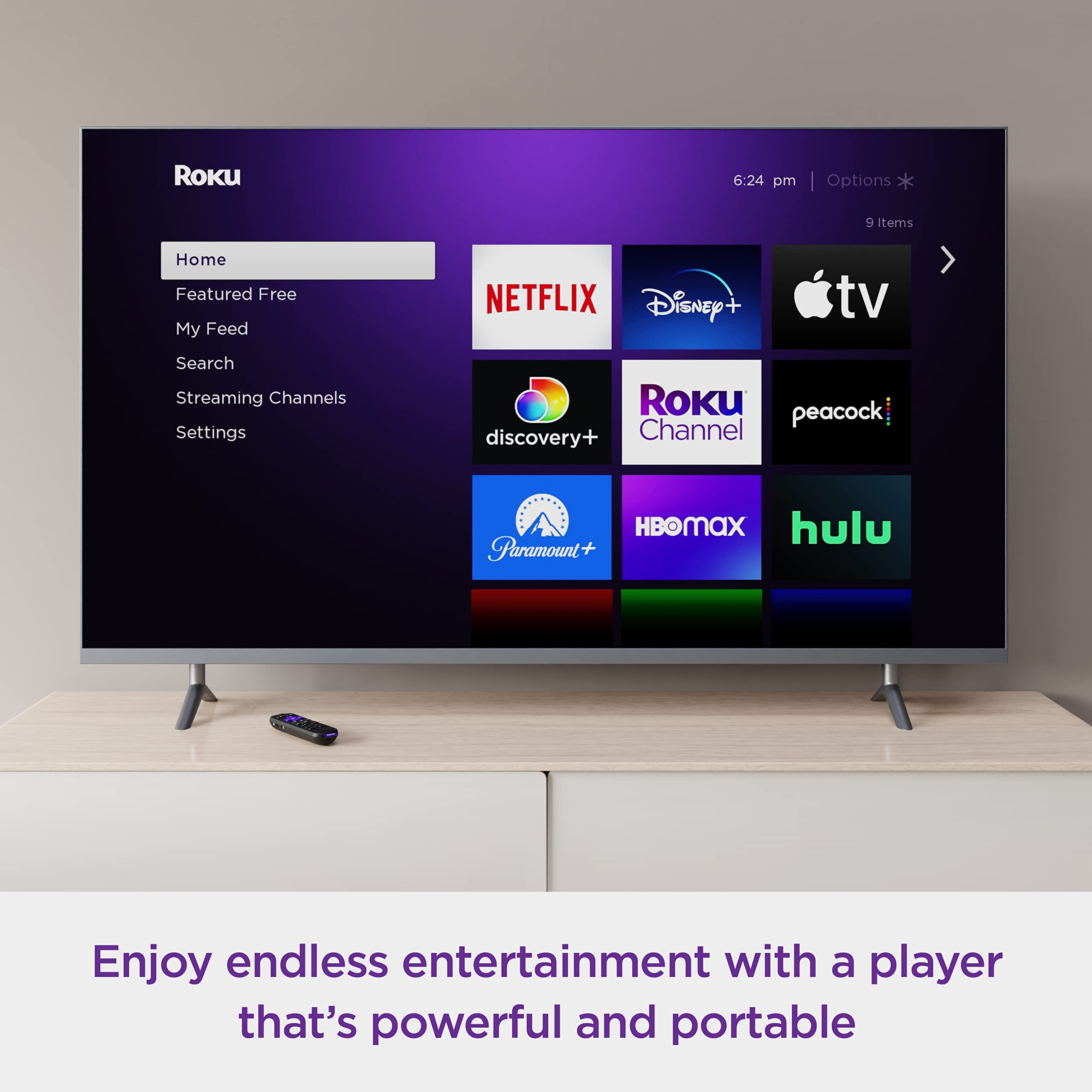 Roku Streaming Stick 4K+ Streaming Device 4K/HDR/Dolby Vision with Roku Voice Remote Pro