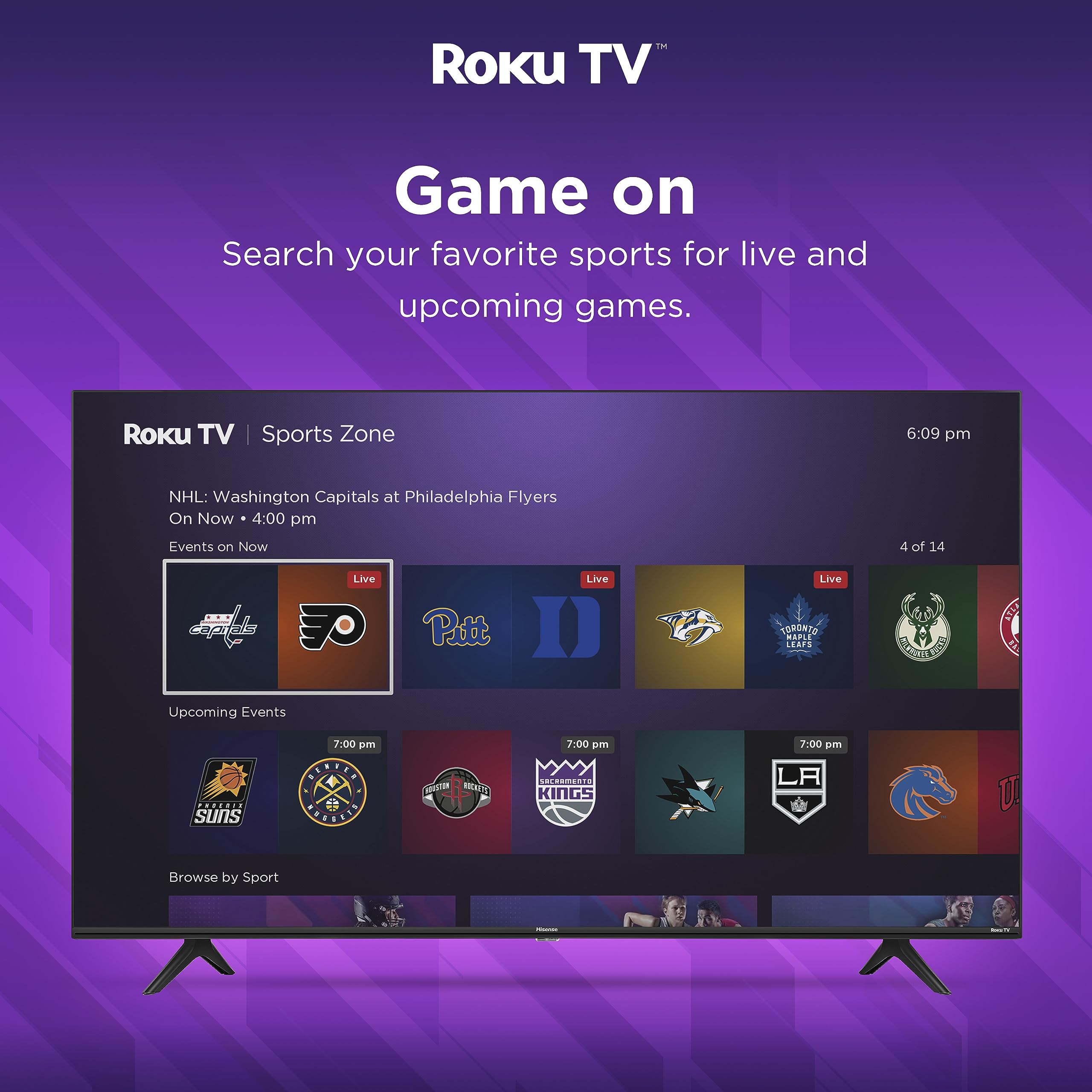 Hisense 55-Inch Class R6 Series Dolby Vision HDR 4K UHD Roku Smart TV with Alexa Compatibility (55R6G, 2021 Model)