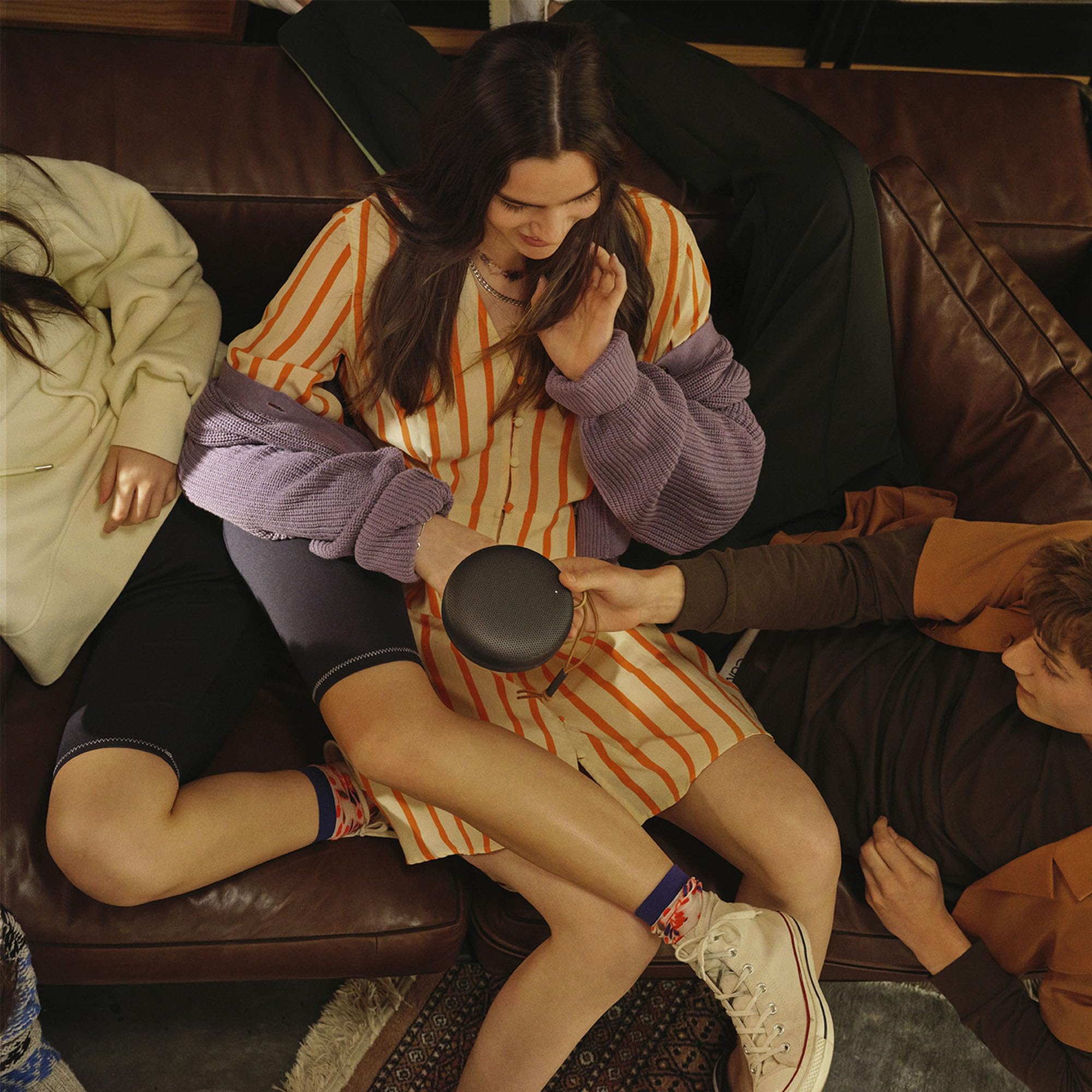 Bang & Olufsen Beosound A1 (2nd Generation) Wireless Portable Waterproof Bluetooth Speaker with Microphone, Anthracite