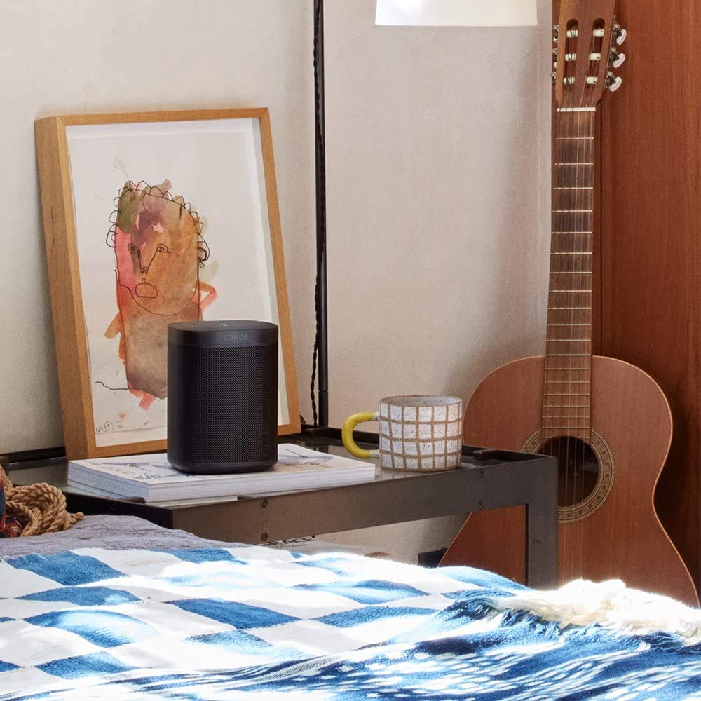 Sonos One (Gen 2) - Voice Controlled Smart Speaker with Amazon Alexa Built-in (Black)