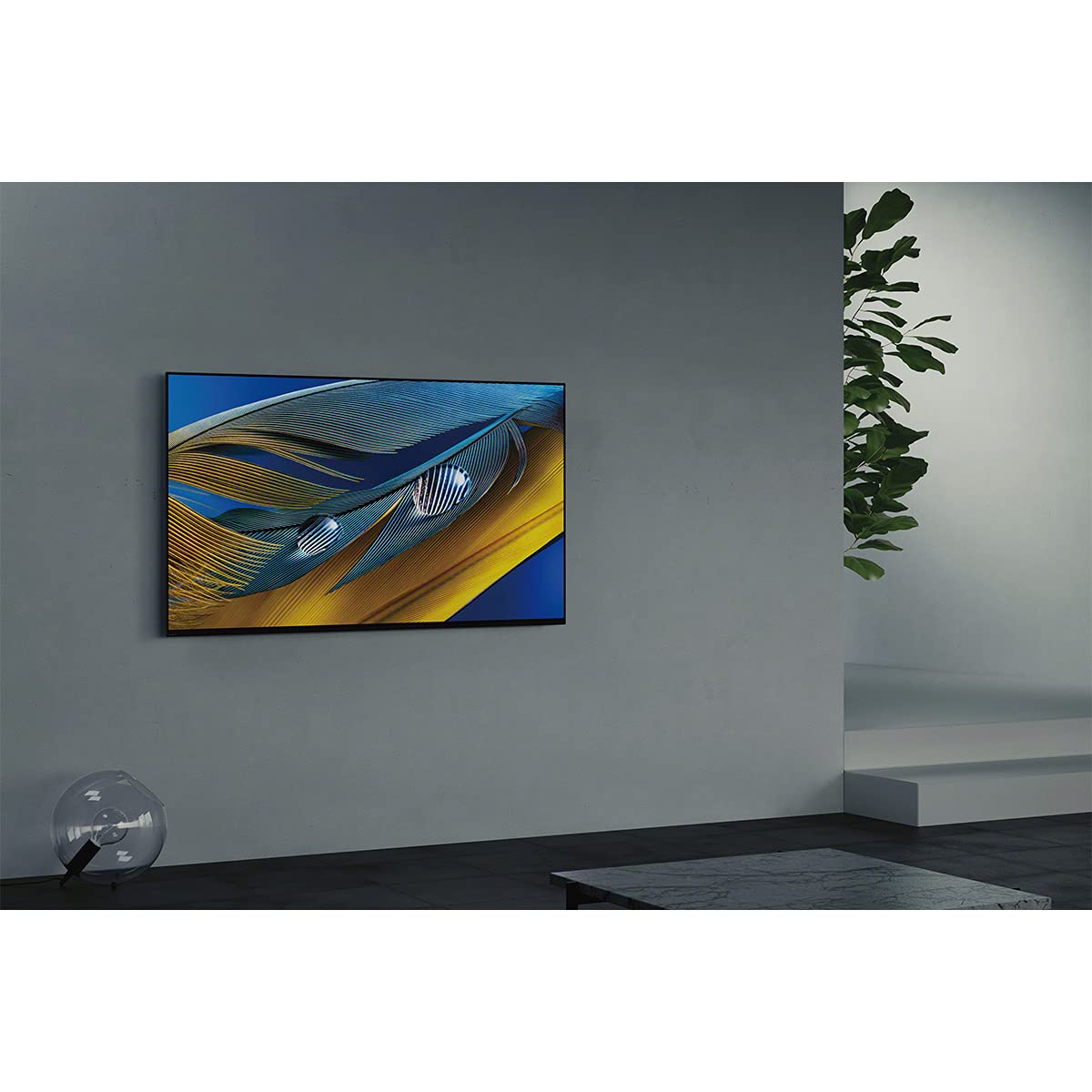 Sony A80J 77 Inch TV: BRAVIA XR OLED 4K Ultra HD Smart Google TV with Dolby Vision HDR and Alexa Compatibility XR77A80J- 2021 Model, Black