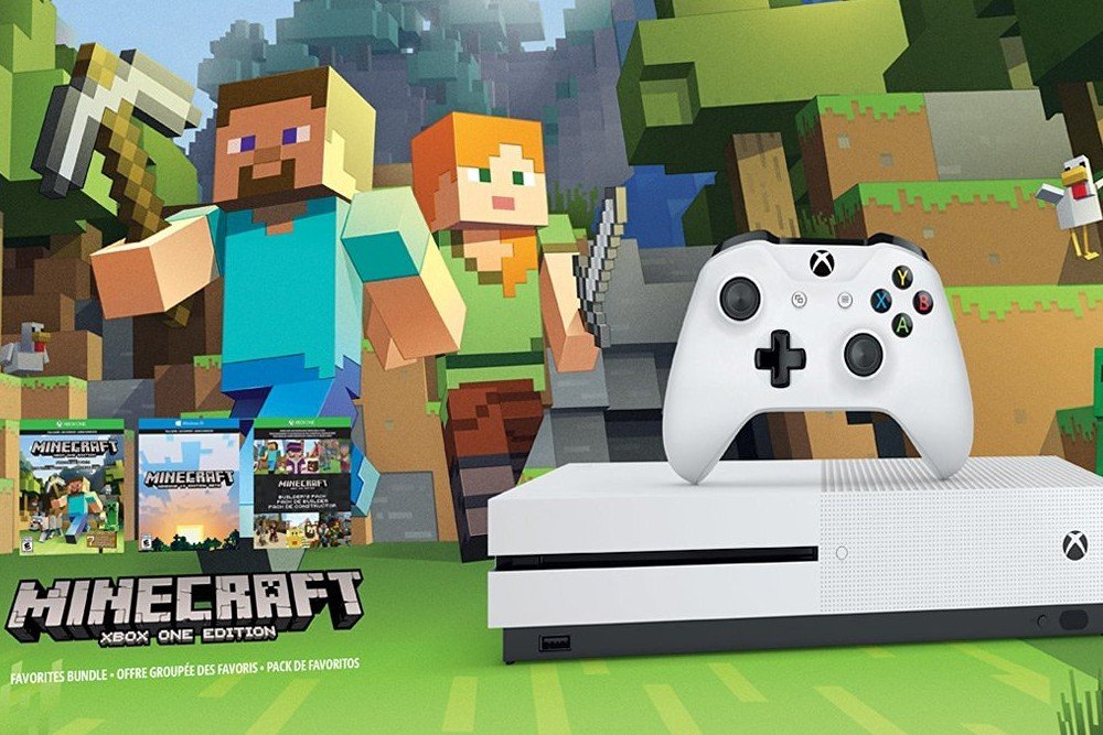Xbox One S 500GB Console - Minecraft Bundle [Discontinued]
