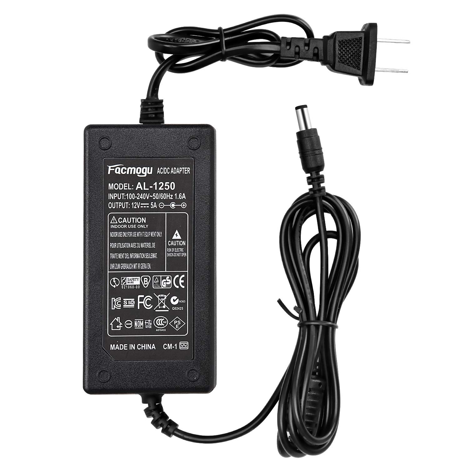 Facmogu F900S 2 CH Bluetooth Amplifier 160W with Power Supply Adapter DC 12V 5A, 80W + 80W BT 5.0 Mini Wireless Audio Power AMP for Home HiFi Stereo Speaker 2023 Upgraded Version