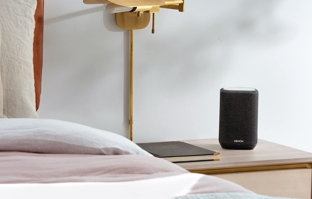 Denon Home 150 Wireless Speaker | HEOS, Alexa Built-in, AirPlay 2, and Bluetooth | Compact Design | Black