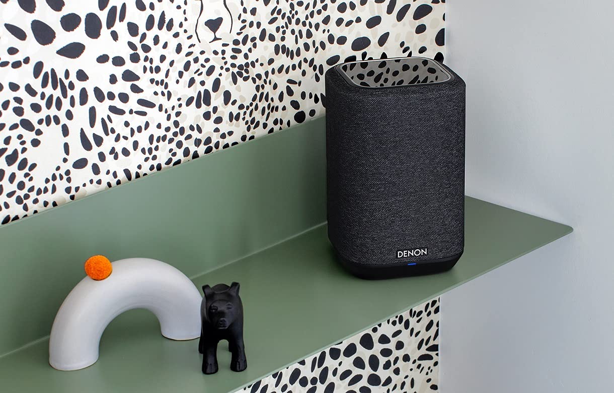 Denon Home 150 Wireless Speaker | HEOS, Alexa Built-in, AirPlay 2, and Bluetooth | Compact Design | Black