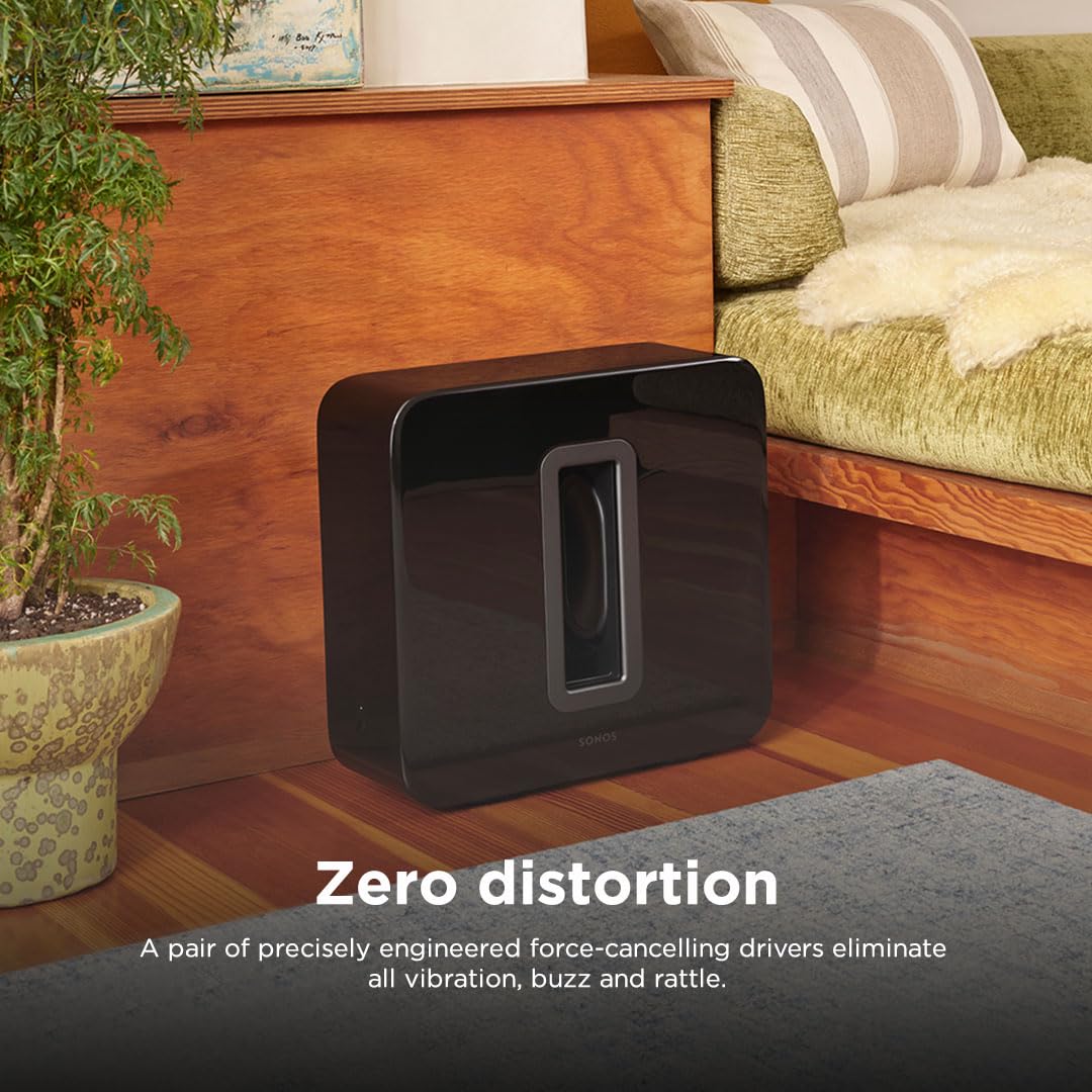 Sonos Sub (Gen 3) - The Wireless Subwoofer for Deep Bass - Black