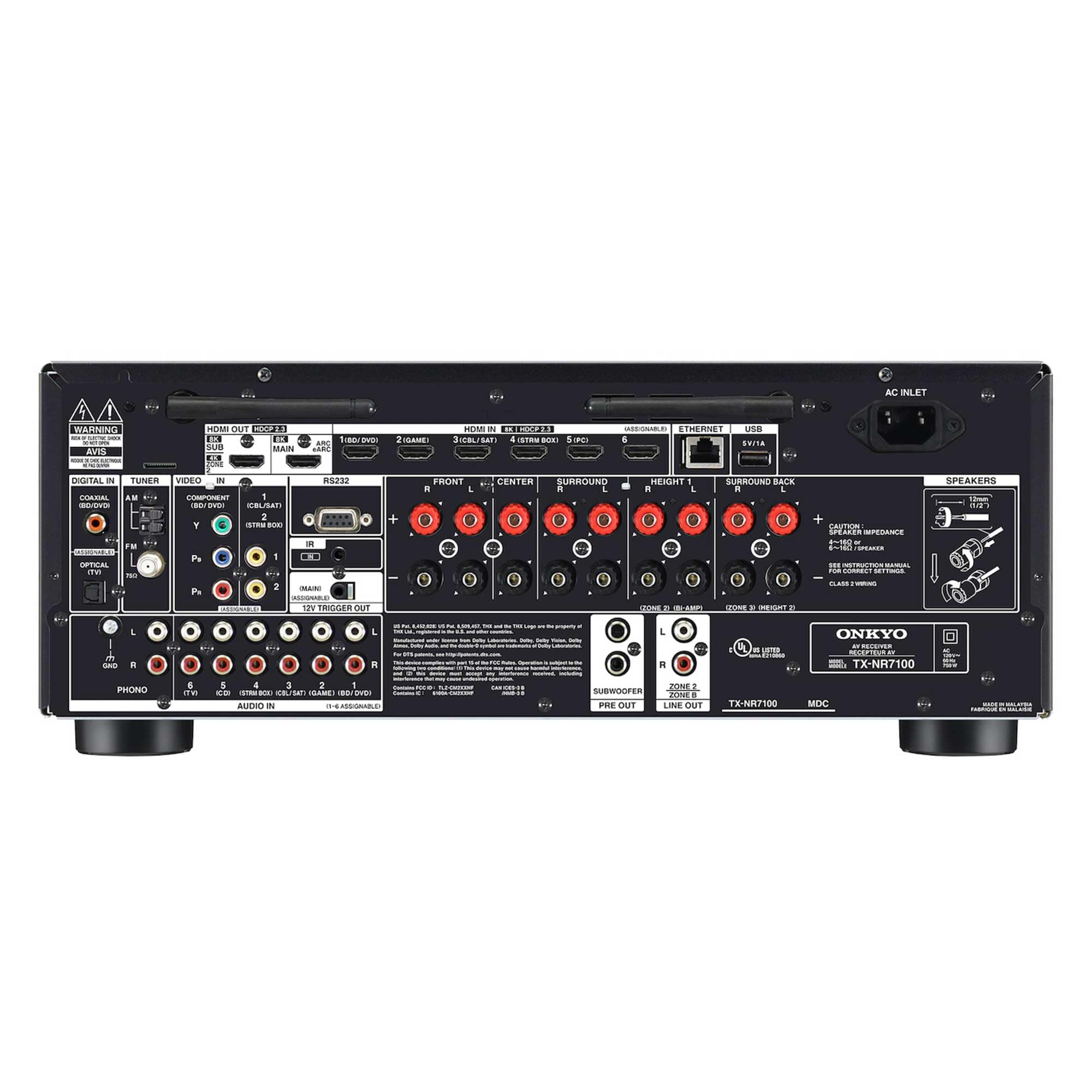 Onkyo TX-NR7100 9.2-Channel THX Certified AV Receiver