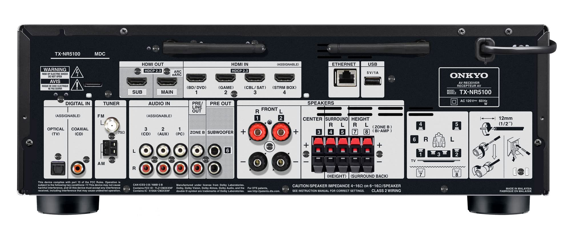 TX-NR5100 7.2-Channel 8K AV Receiver