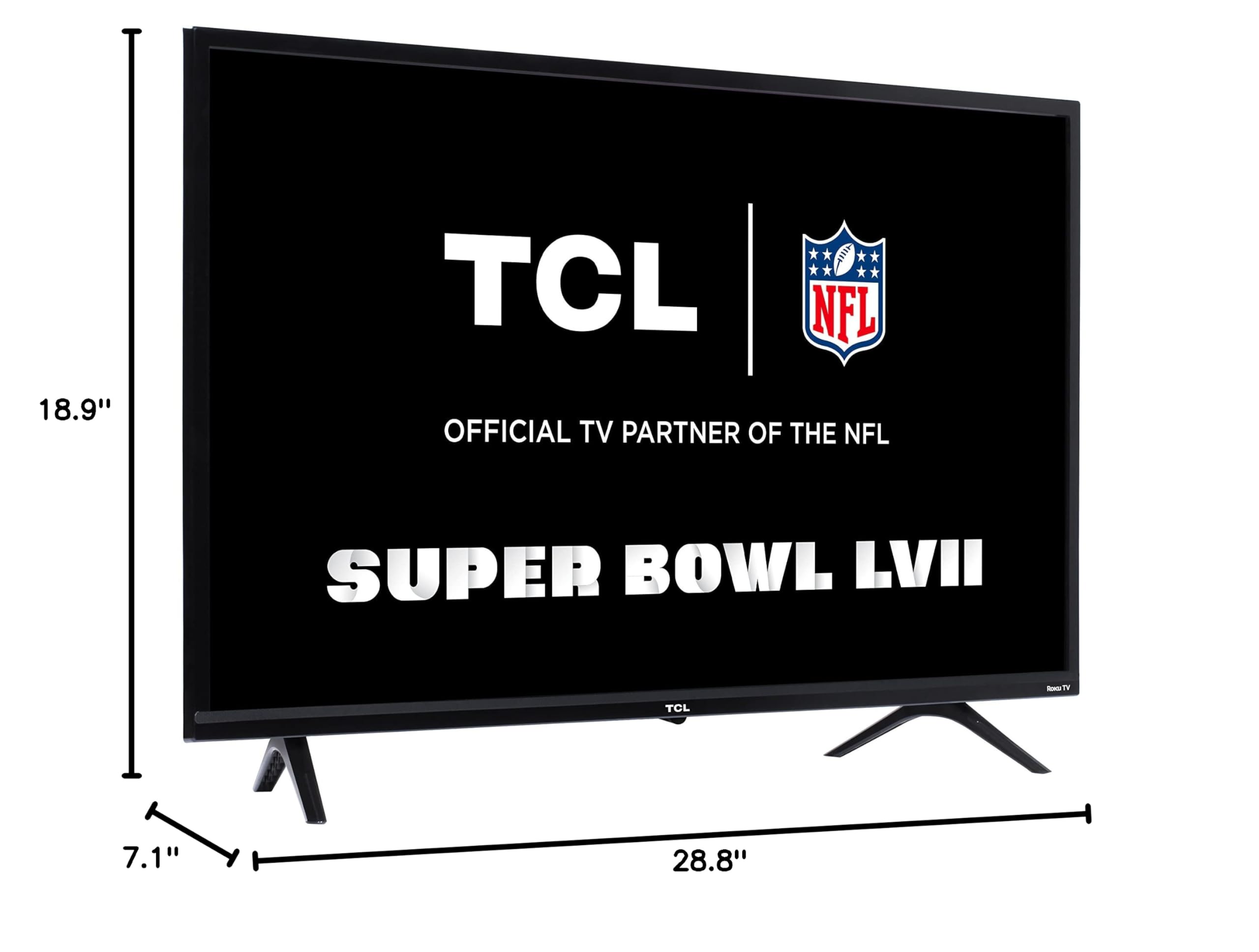 TCL 32-inch 3-Series 720p Roku Smart TV - 32S335, 2021 Model