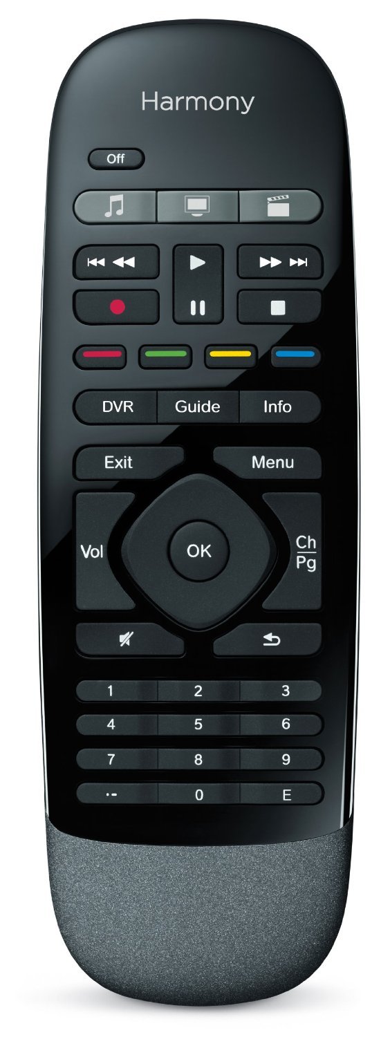 Logitech 915-000194 - Harmony Smart Remote Control with Smartphone App - Black (Renewed)