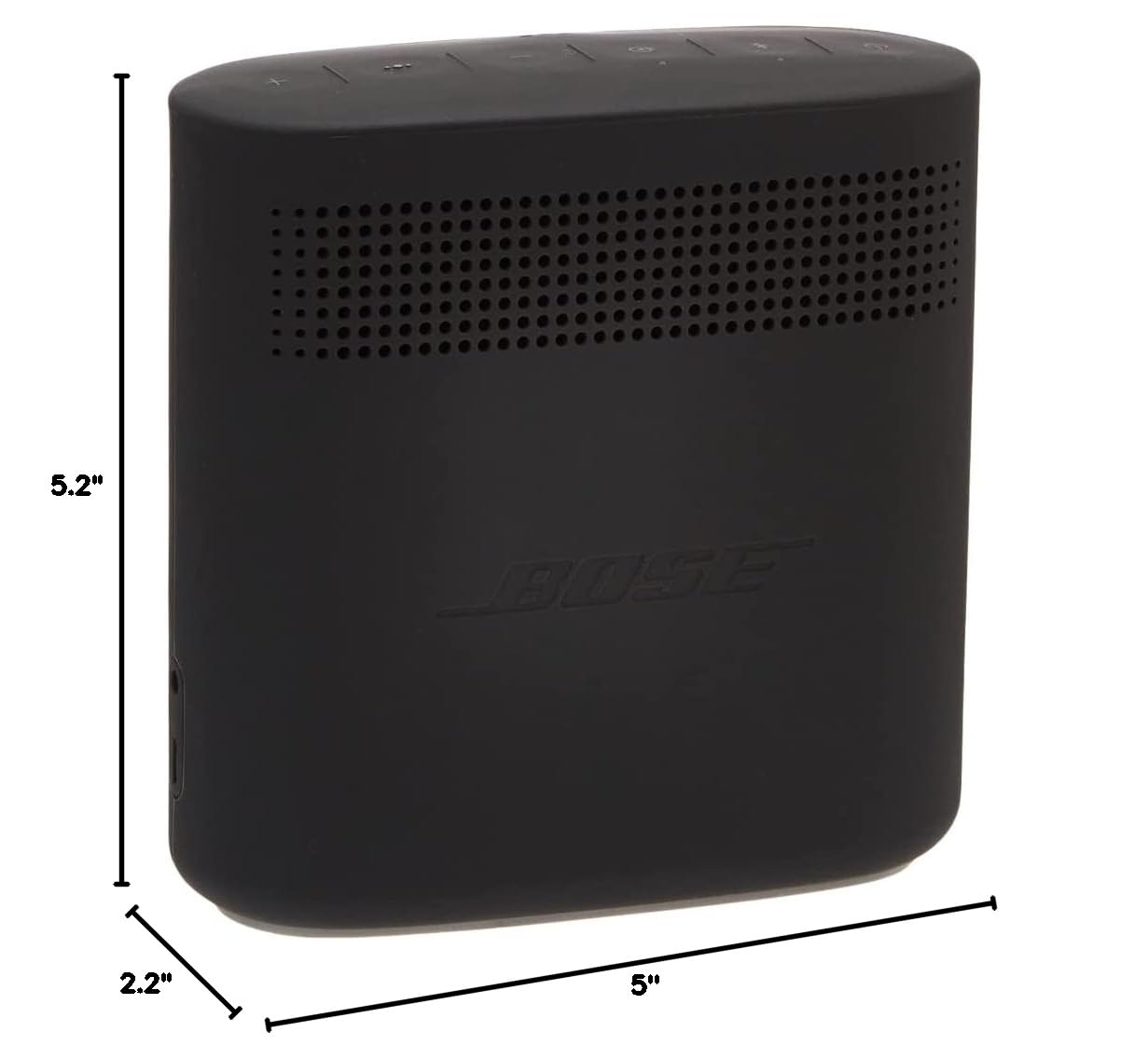 Bose SoundLink Color II: Portable Bluetooth, Wireless Speaker with Microphone- Soft Black