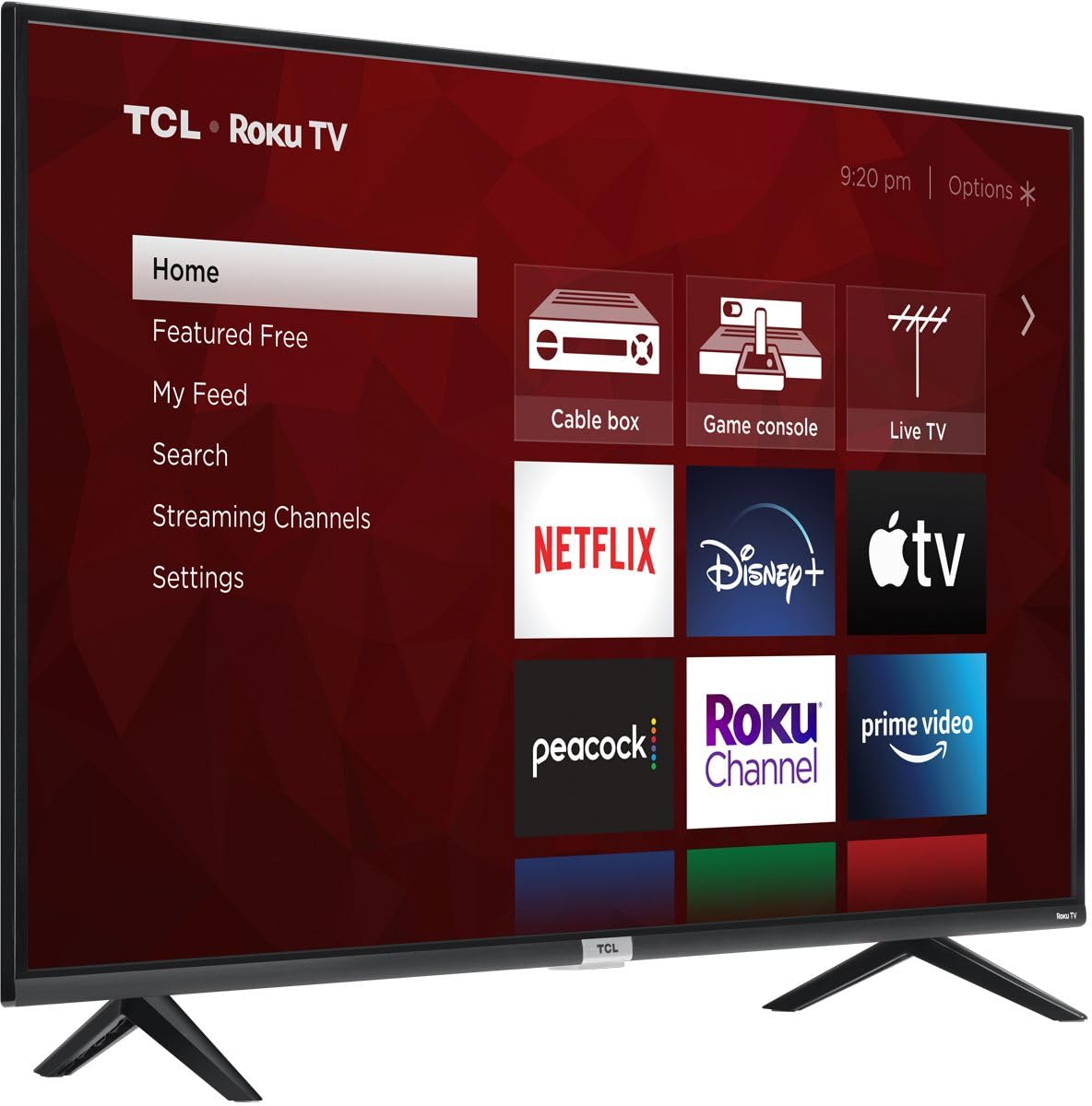 TCL 50-inch Class 4-Series 4K UHD Smart Roku LED TV - 50S435, 2021 Model